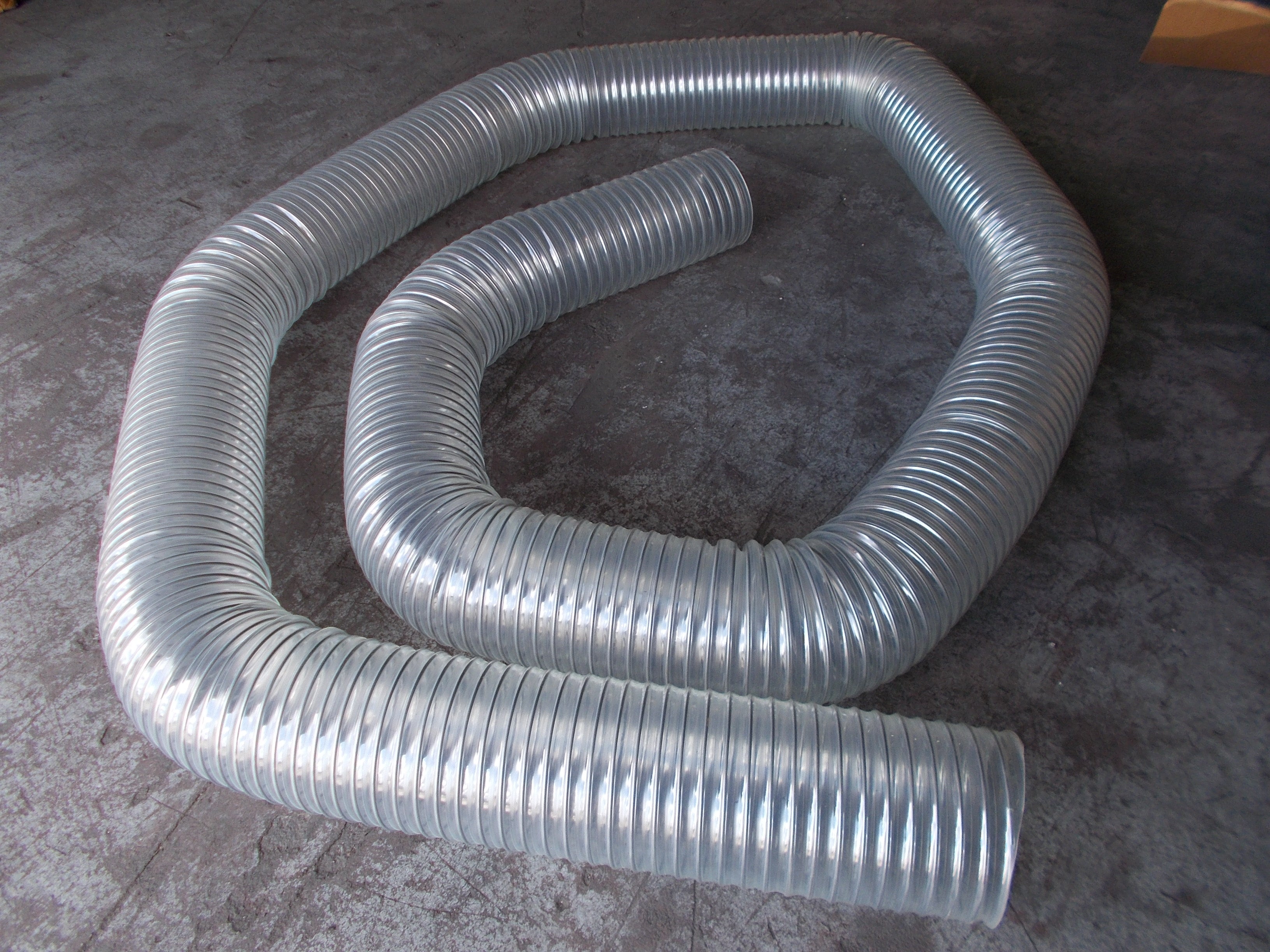 8" X 25' POLYETHER URETHANE FILM INDUSTRIAL DUCTING HOSE WITH 7.3" BEN – Surplus City