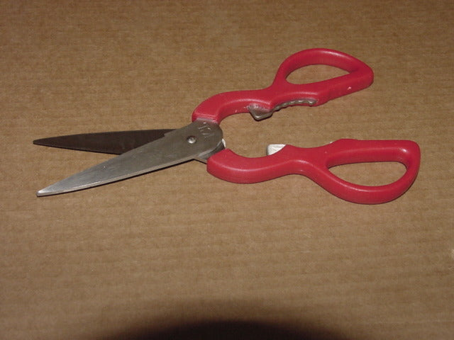 8" Kitchen Shears; Red Handle – Surplus City