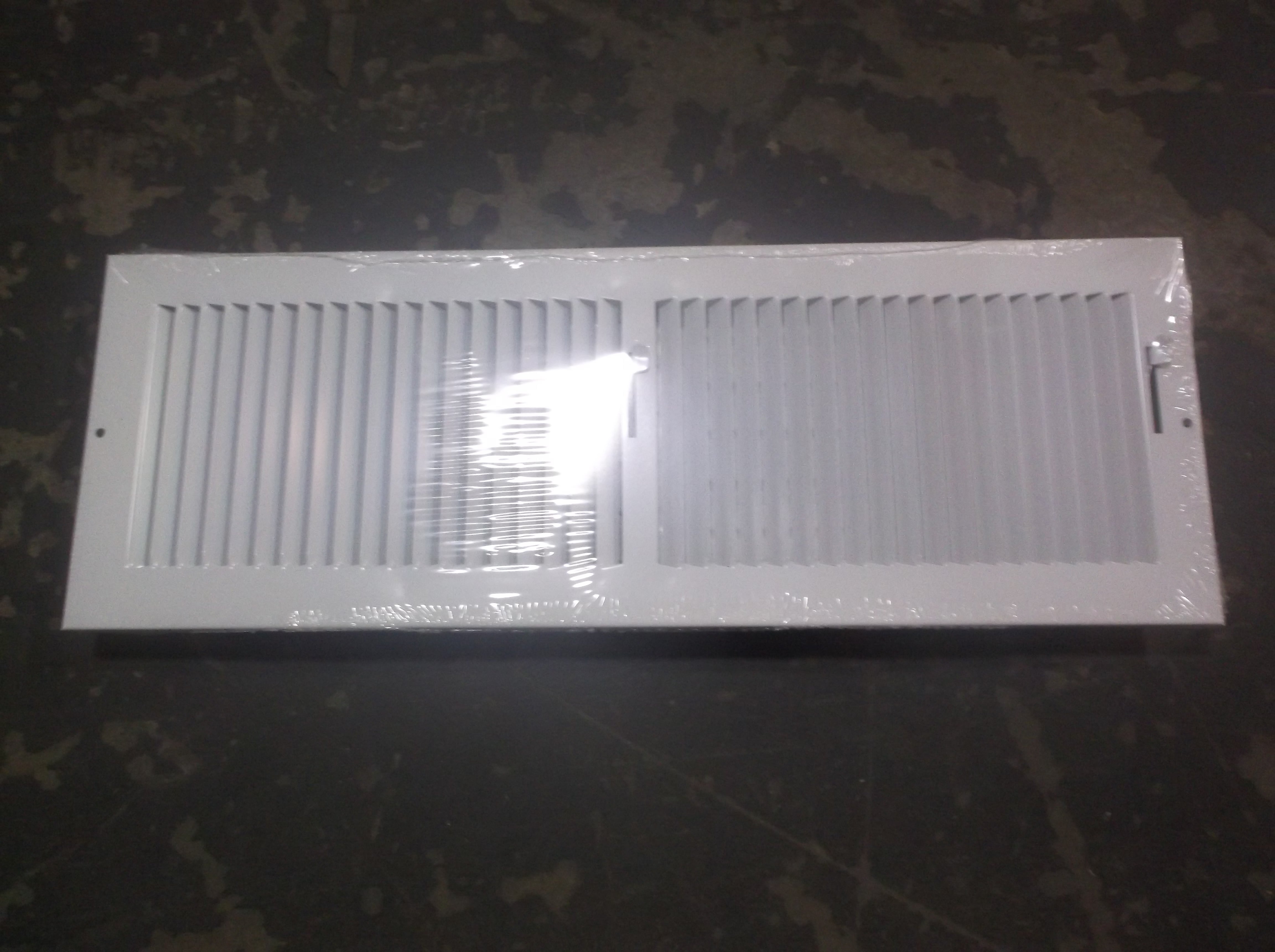 20" X 6" STAMPED,LANCED BLADES REGISTER WITH MULTI LOUVER DAMPER ...