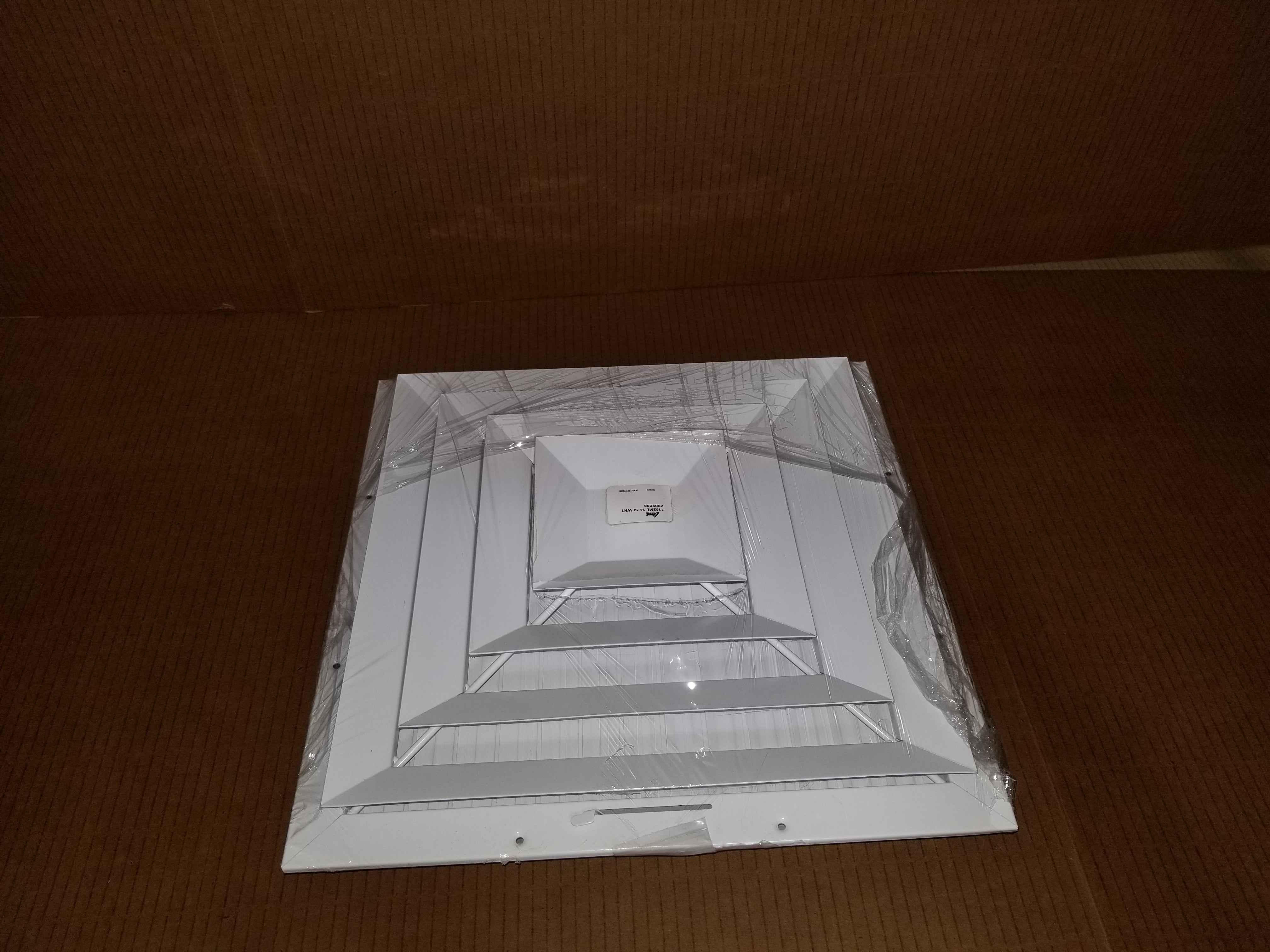 SQUARE CEILING SUPPLY DIFFUSER 14" X 14" WHITE – Surplus City