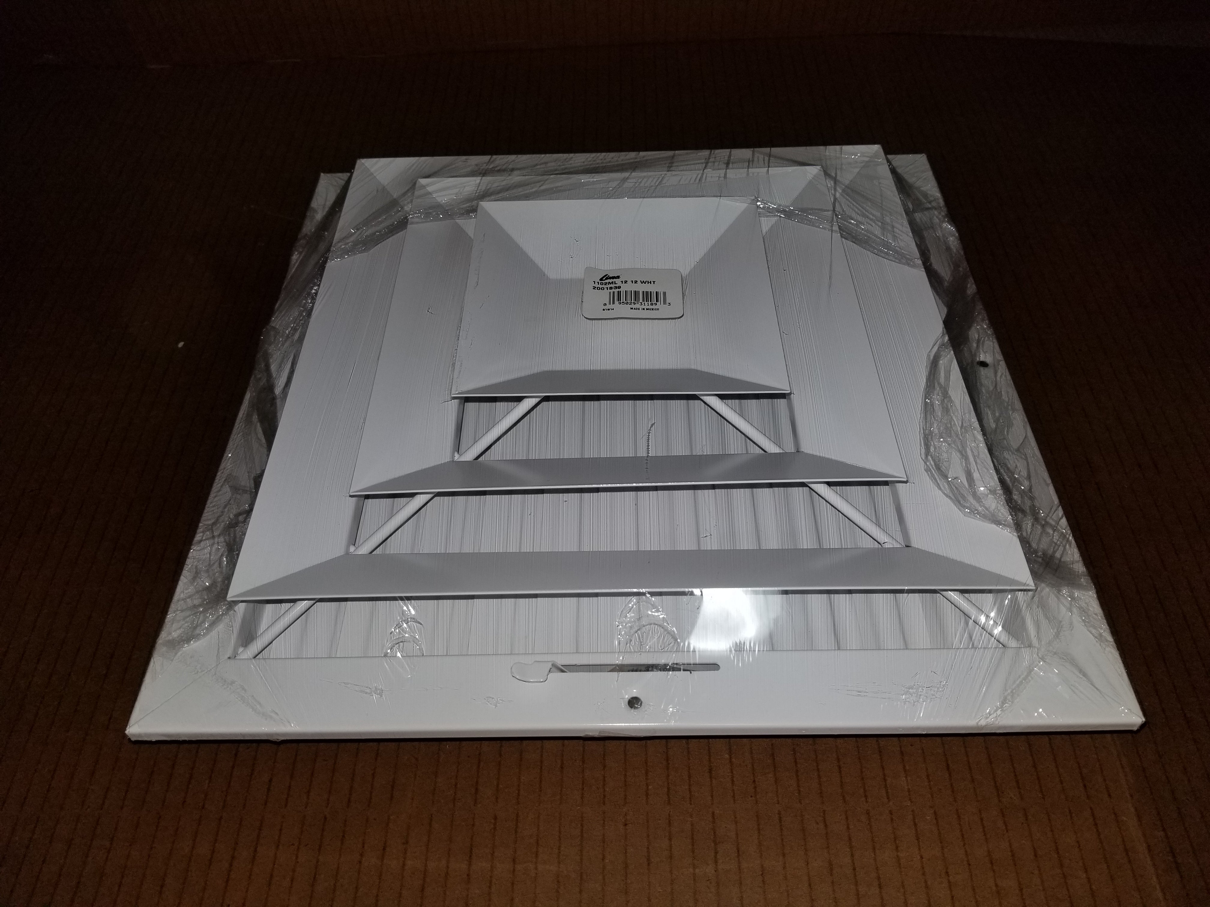 SQUARE CEILING SUPPLY DIFFUSER 12" X 12" WHITE – Surplus City