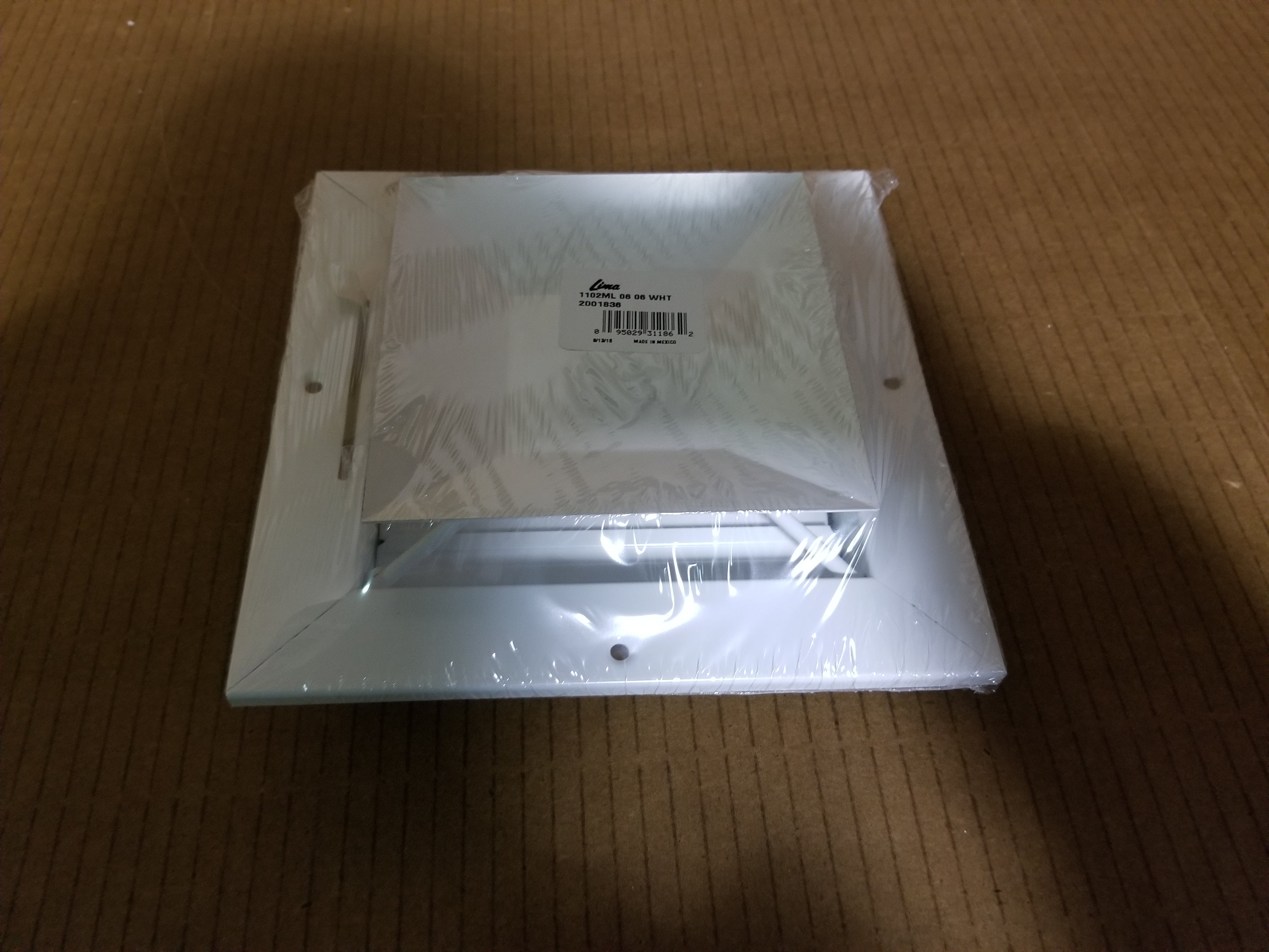 SQUARE CEILING SUPPLY DIFFUSER 6" X 6" WHITE – Surplus City