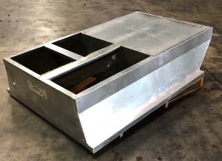 16" HIGH ROOF CURB ADAPTER WITH DUCT TRANSITIONS FOR LARGE PACKAGED UN ...
