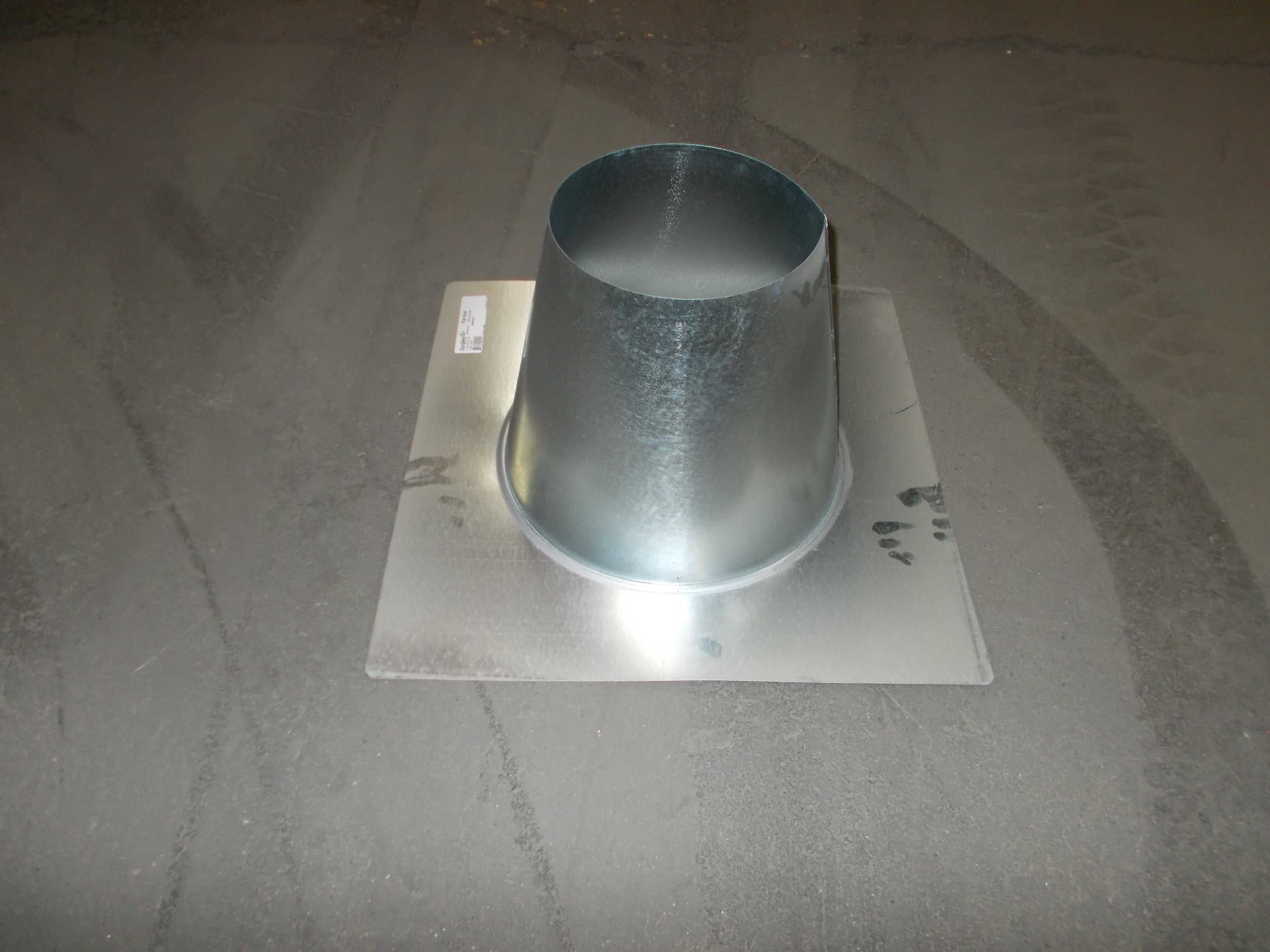 8" TYPE B GAS VENT TALL CONE FLAT ROOF FLASHING – Surplus City