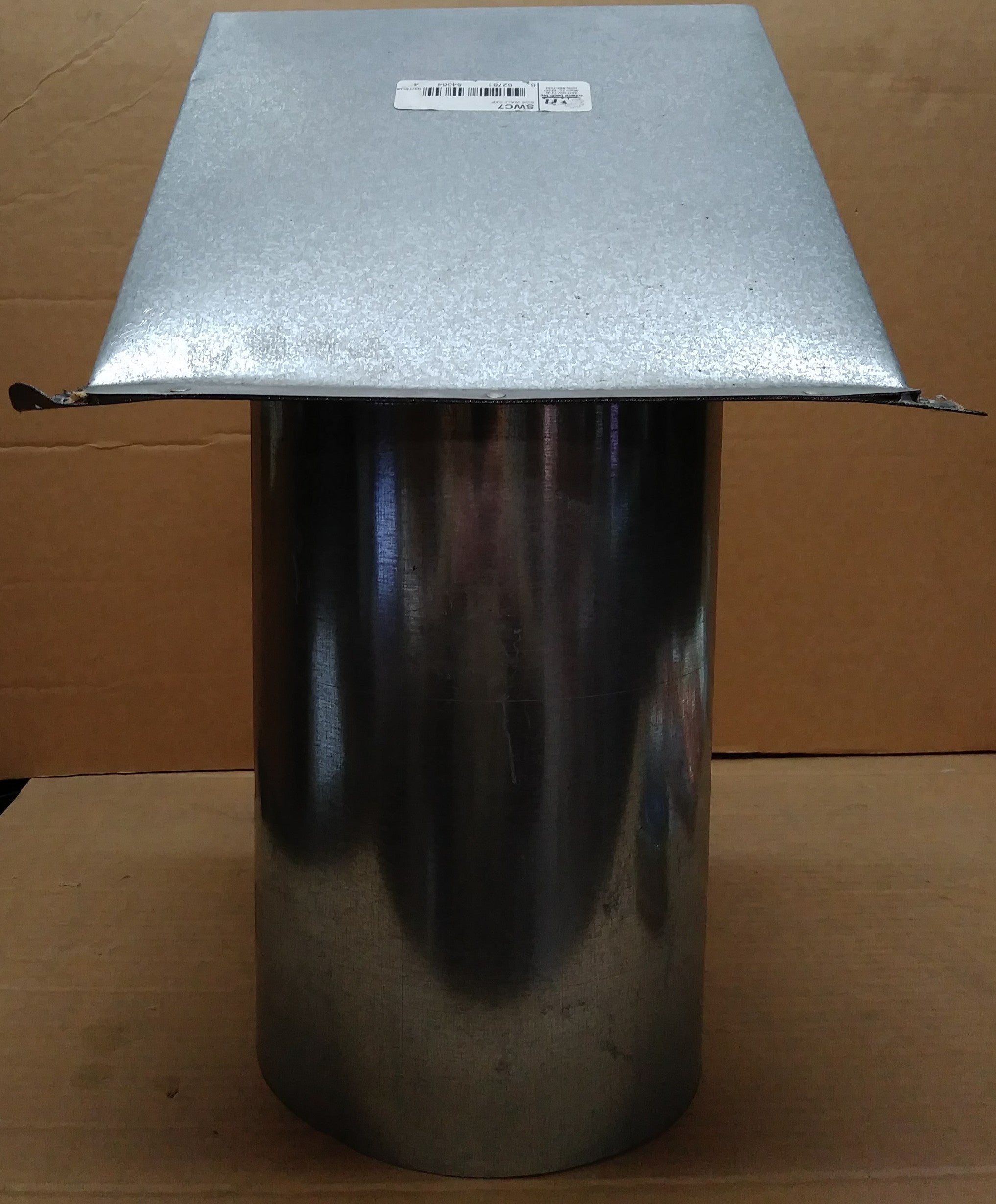 7" SIDE WALL CAP, 26 GAUGE, GALVANIZED STEEL – Surplus City