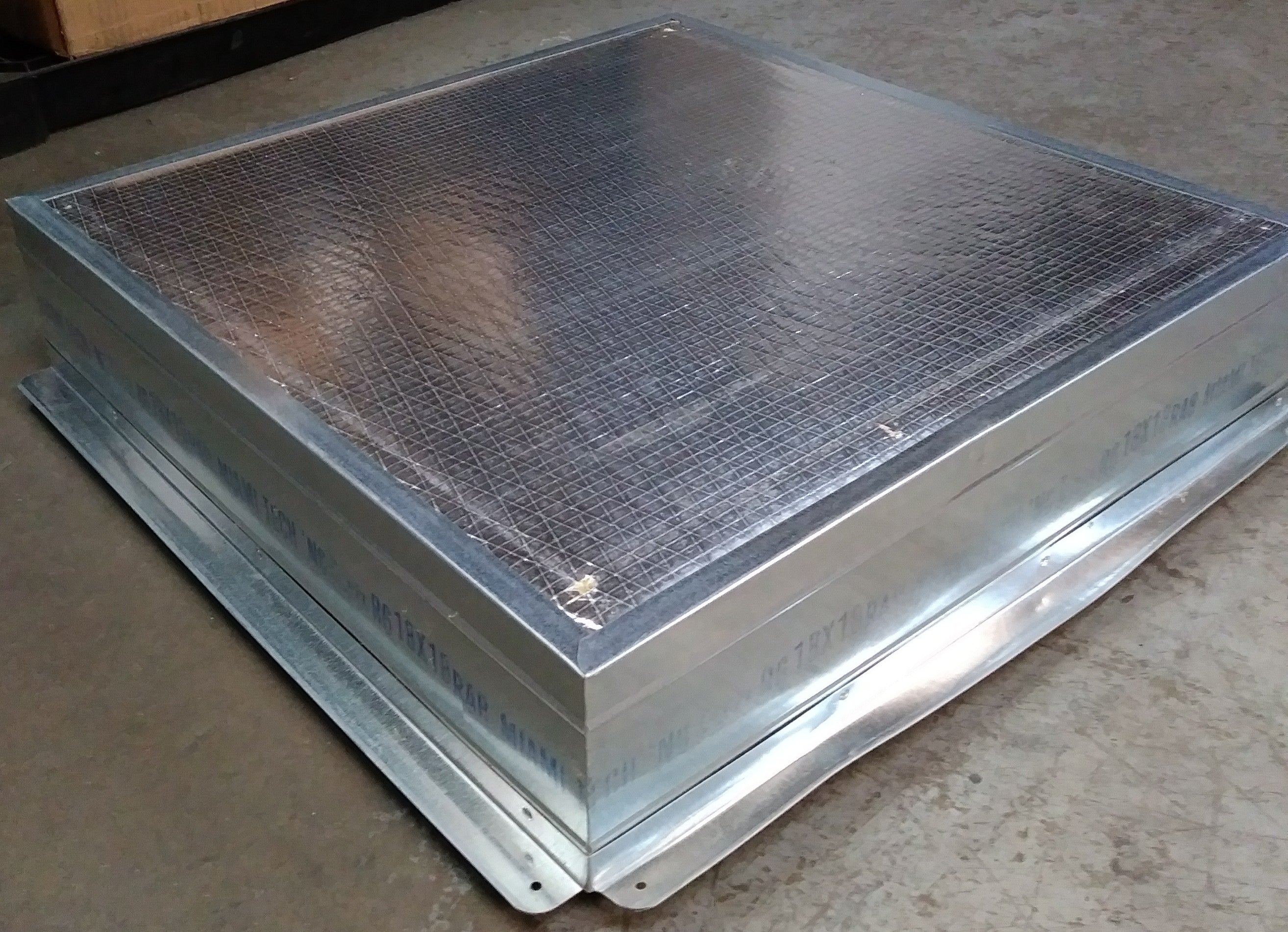 18" X 18" RETURN AIR BOX, R6, 30 GAUGE – Surplus City