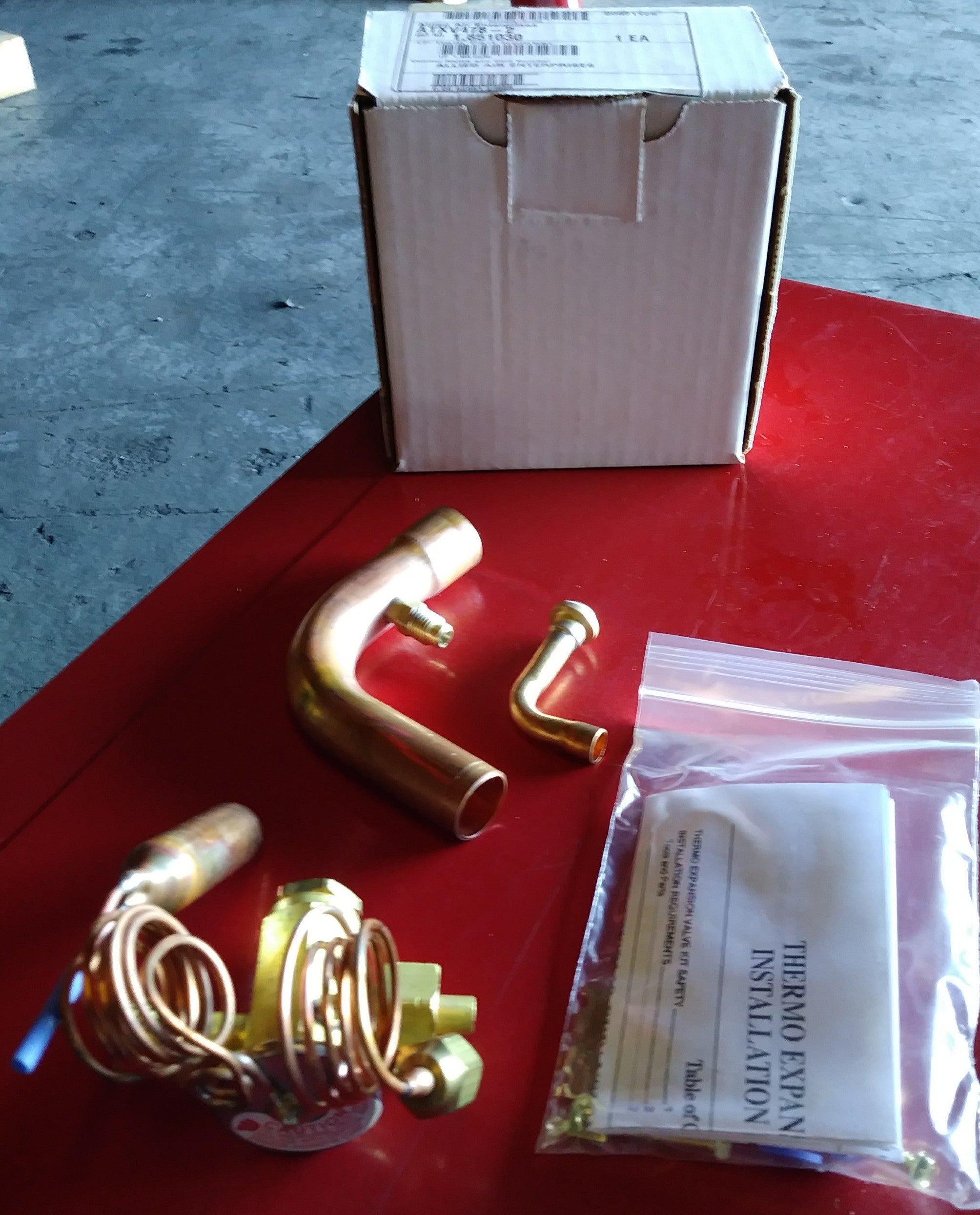 5 Ton Adj TXV Kit w/Internal Check Valve and 1/8" ODF Equalizer Port R ...