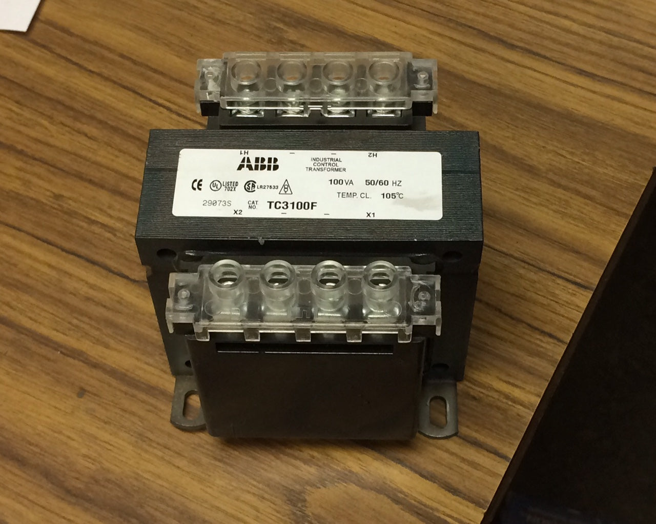 "T" SERIES INDUSTRIAL CONTROL TRANSFORMER 100/289 VA 8 TERMINAL 380 PR ...