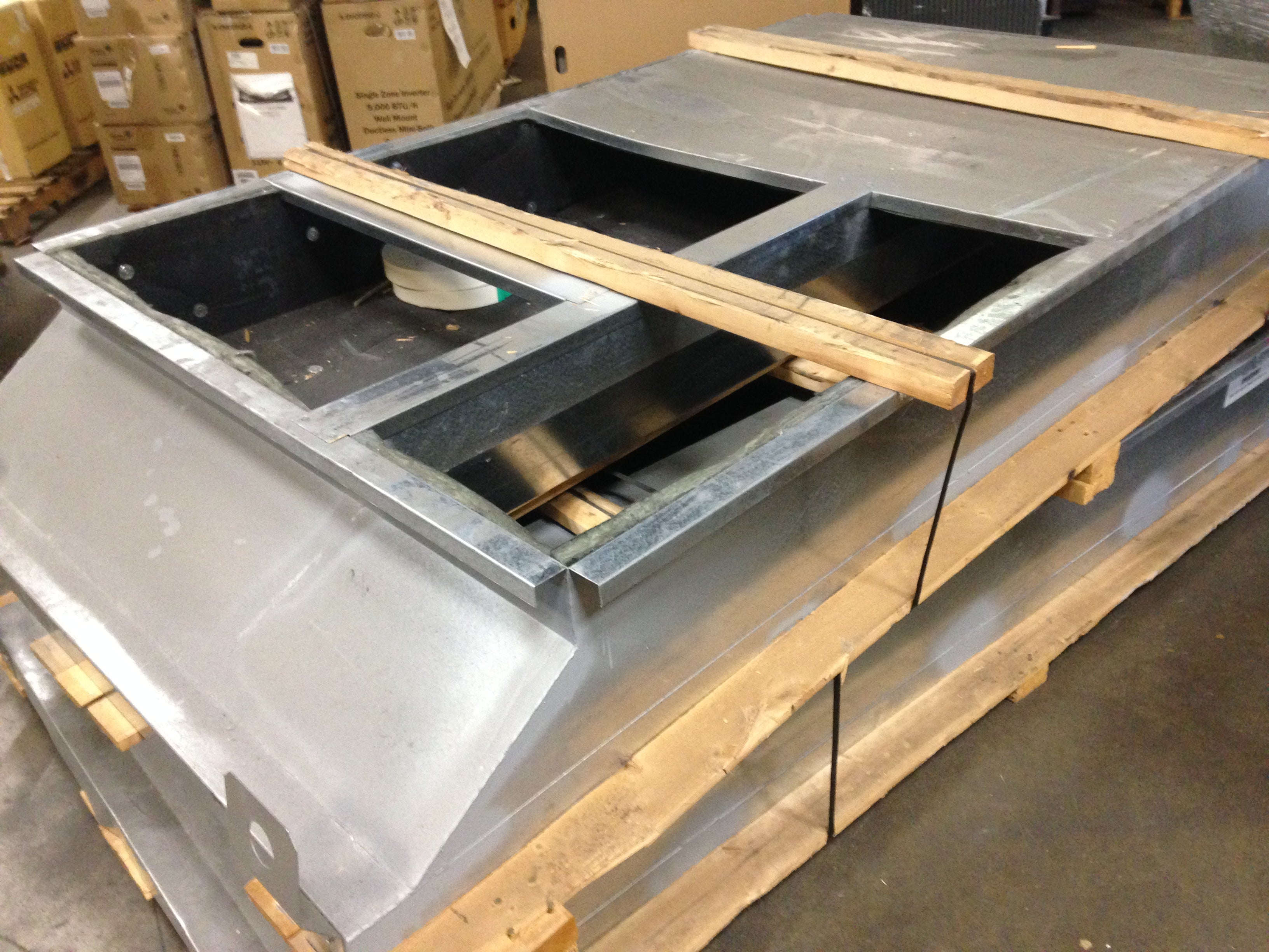 11" HIGH ROOF CURB ADAPTER WITH DUCT TRANSITION – Surplus City Liquidators