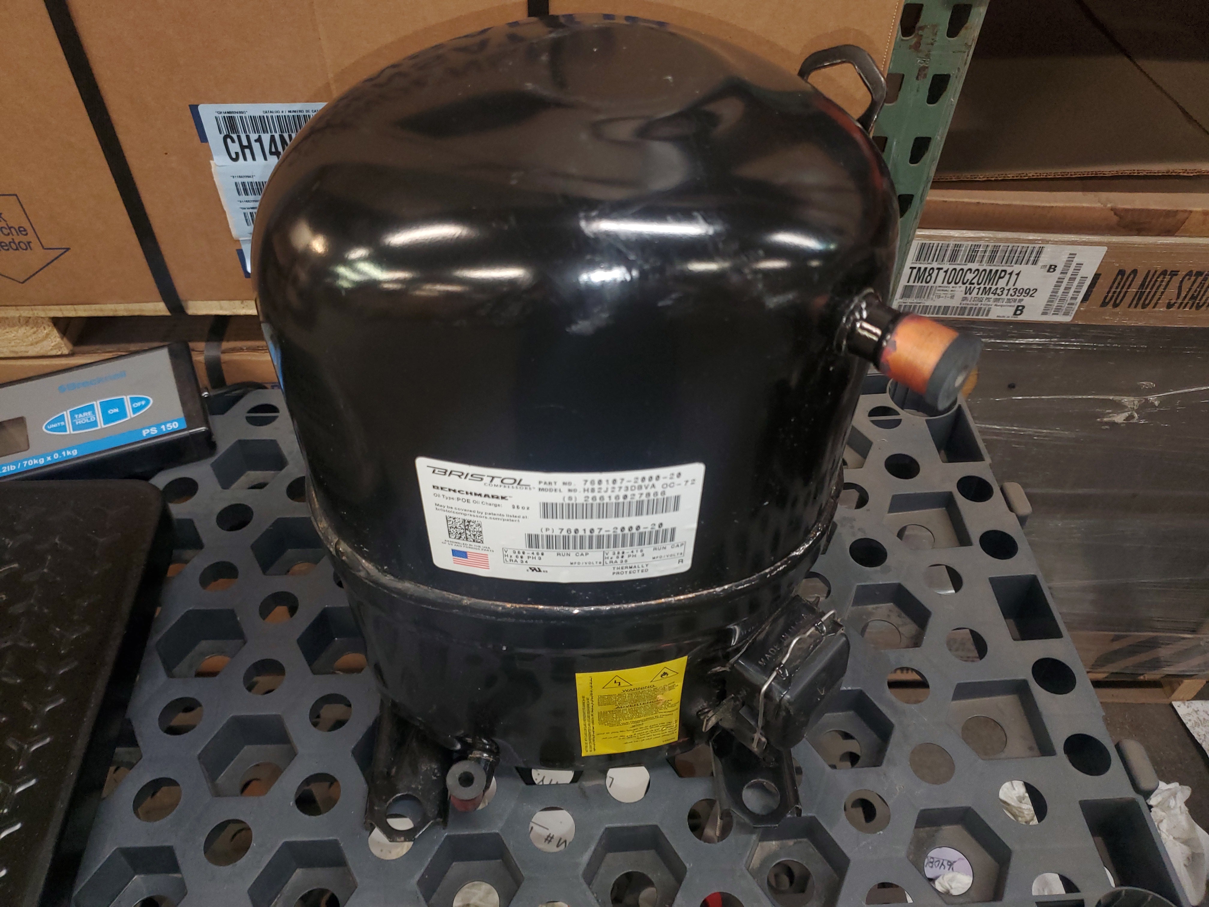 2-1/2 TON AC/HP "BENCHMARK" MODEL HIGH TEMP RECIPROCATING COMPRESSOR 3 ...