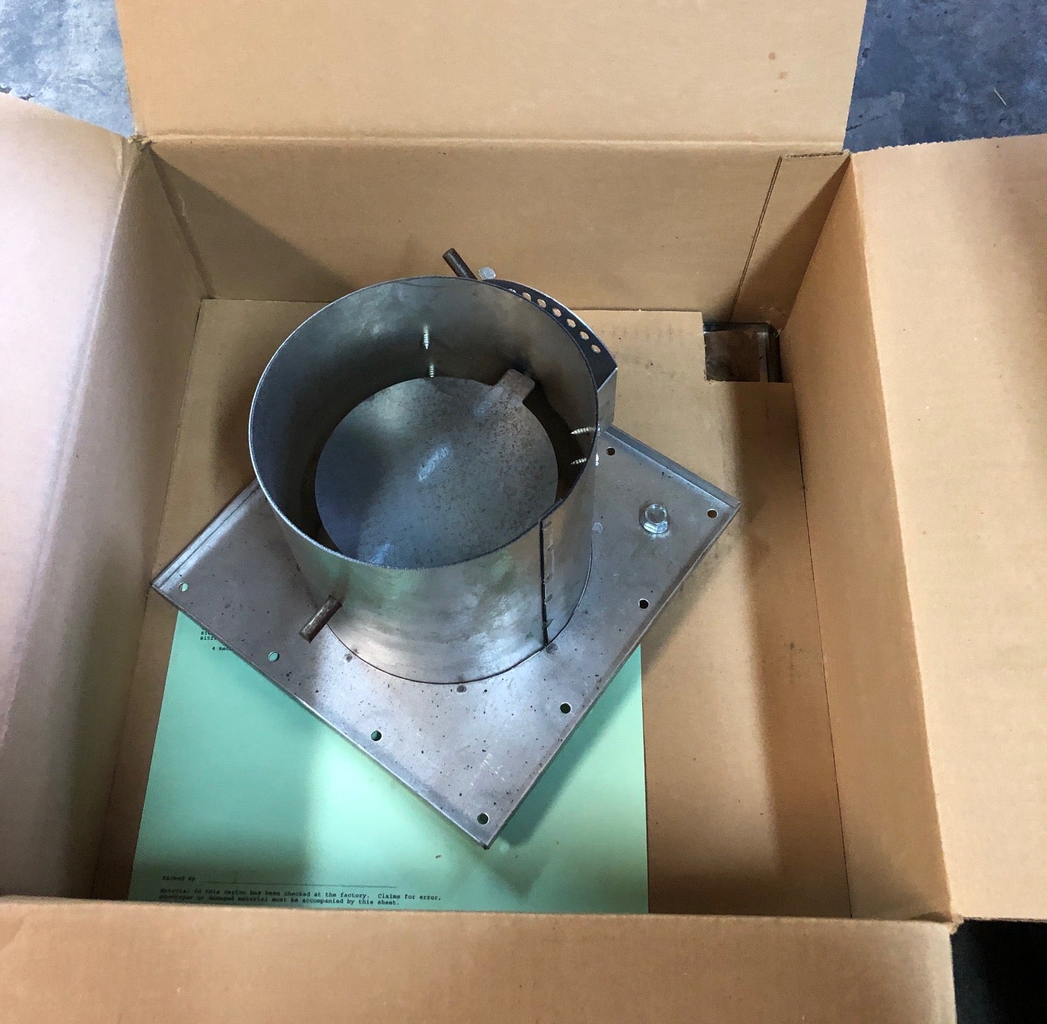 7" Top Flue Outlet Carton Assembly – Surplus City