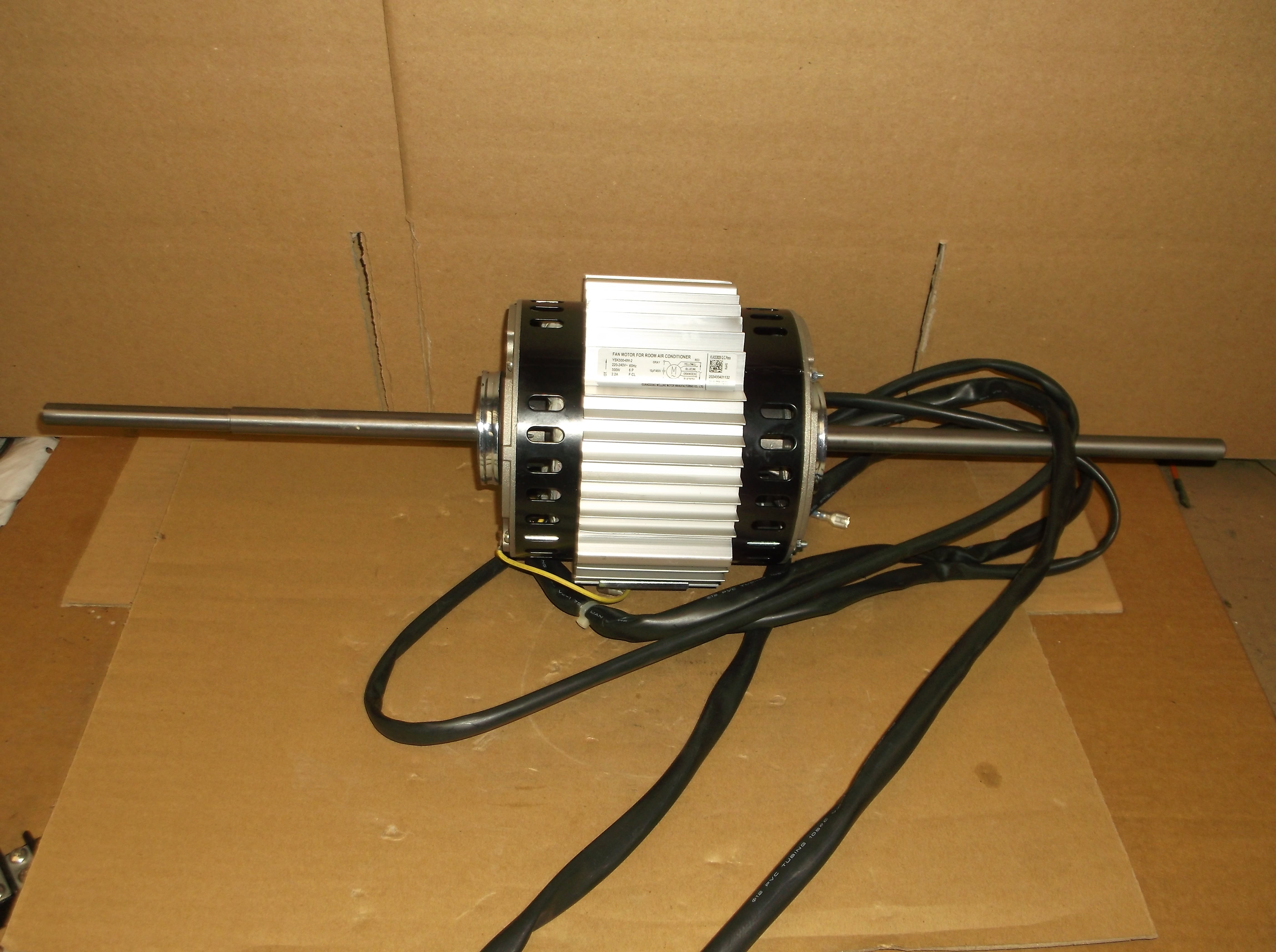 300 Watt Fan Motor For Room Air Conditioner 220-240/60/1 RPM:985 ...