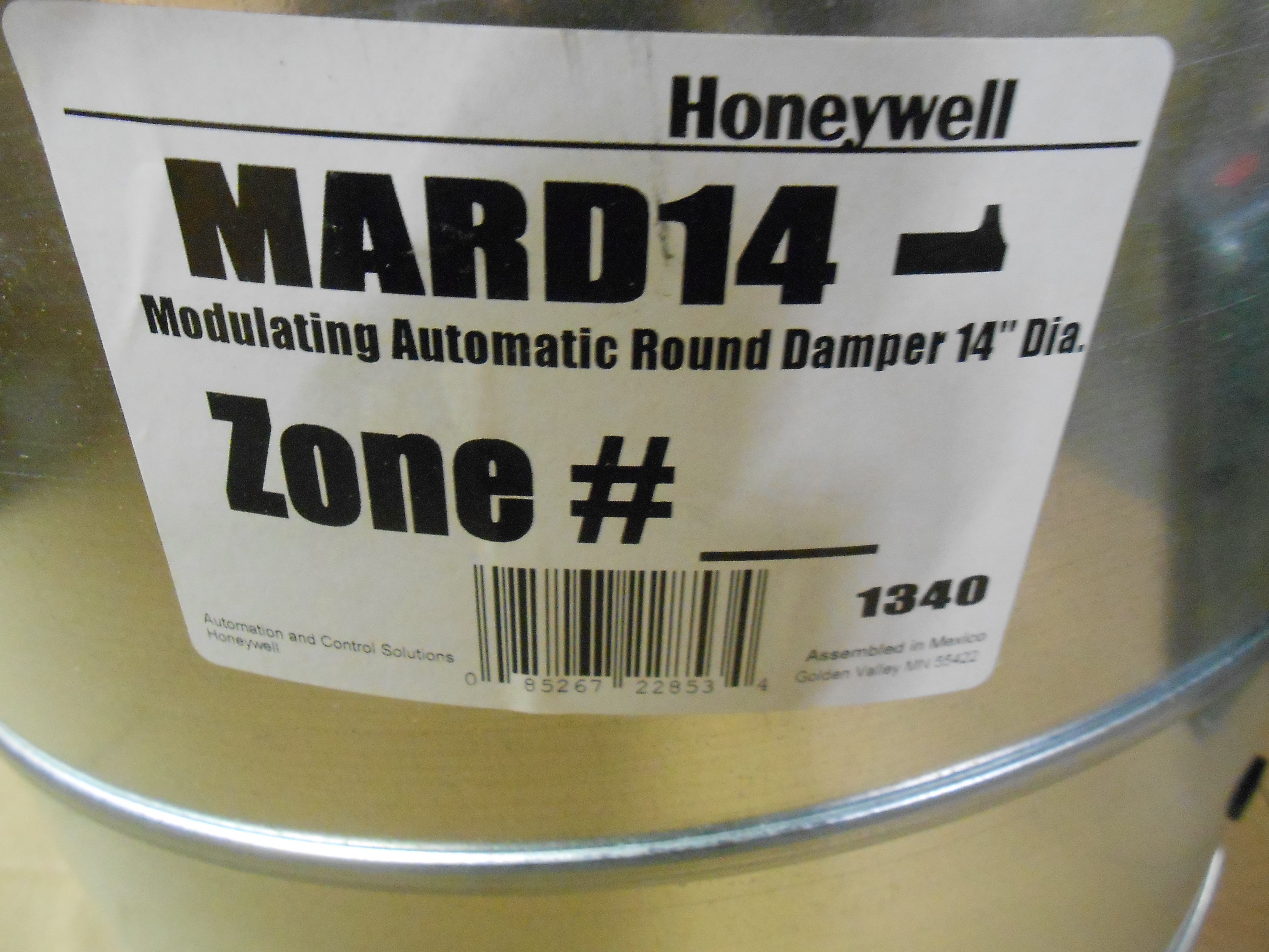 14" MODULATING AUTOMATIC ROUND DAMPER 24V – Surplus City Liquidators