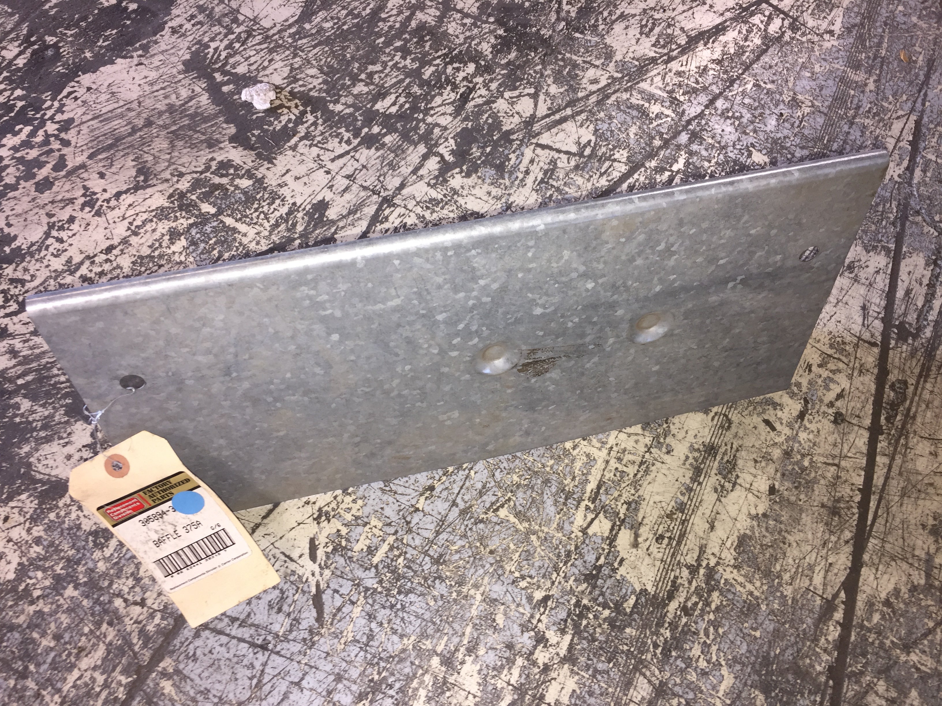 BAFFLE PLATE FOR CARRIER MODEL #375A-036060-A – Surplus City