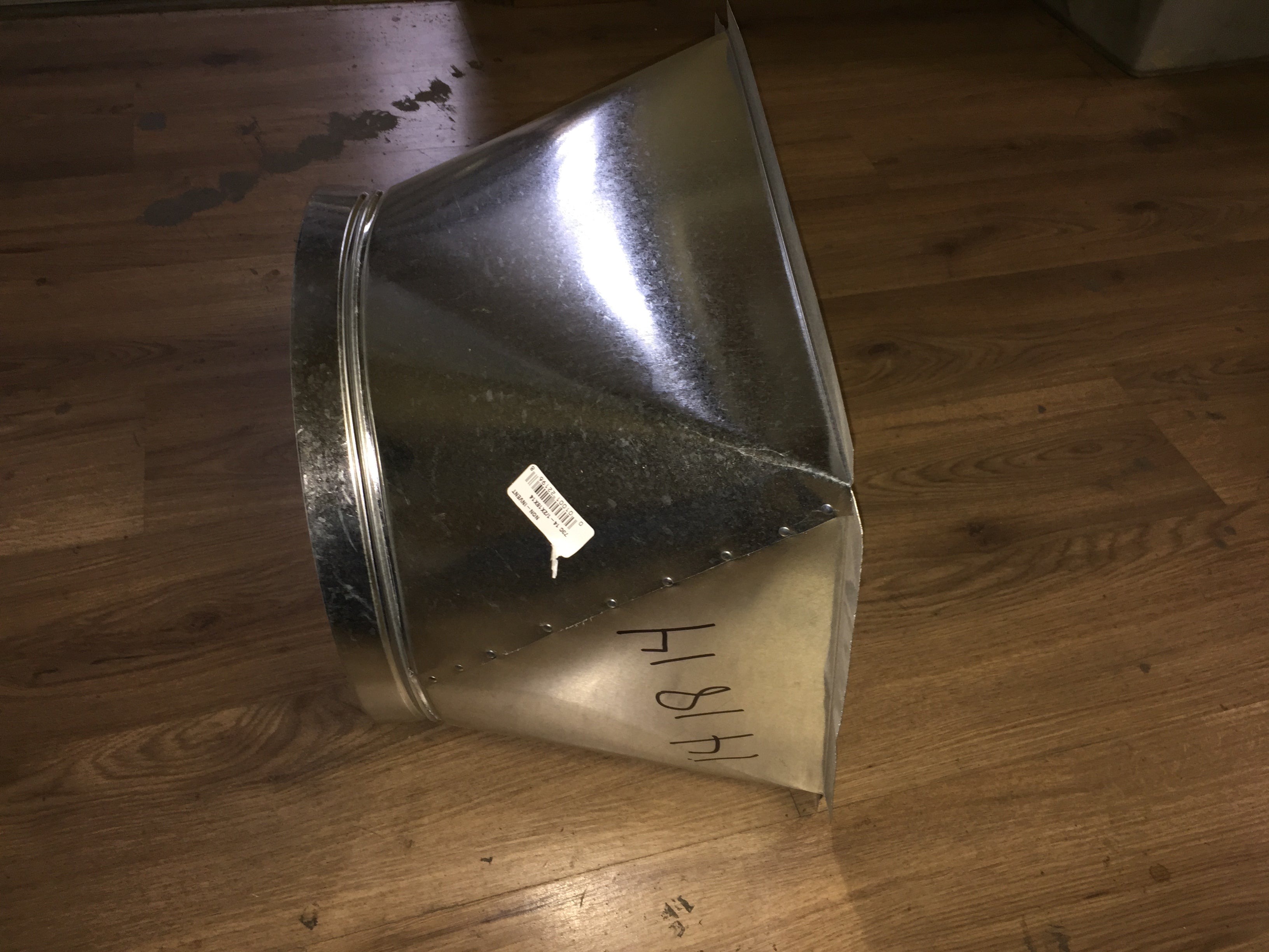 14-1/2X18X14 SQUARE TO ROUND BOOT ADAPTER – Surplus City