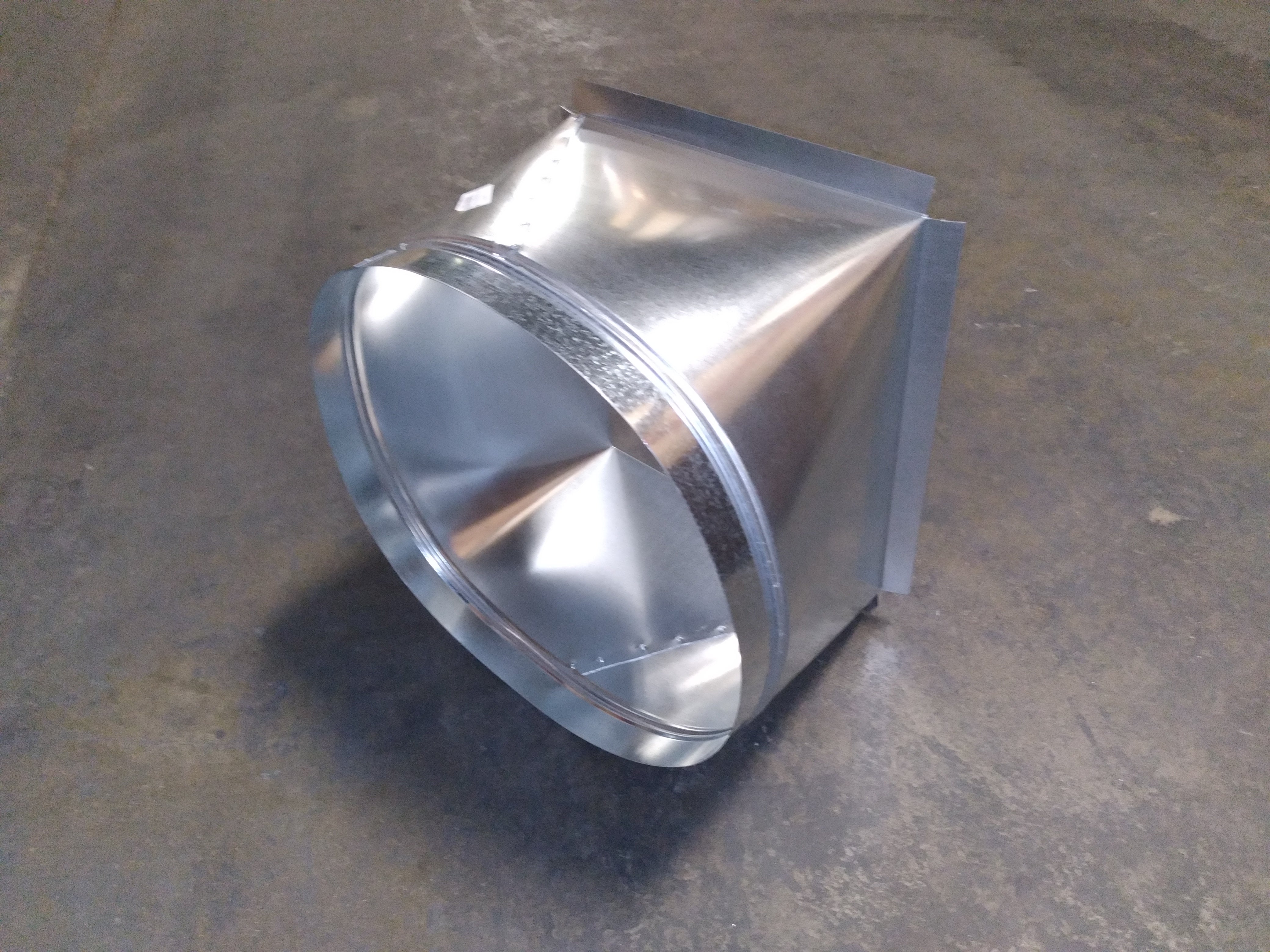 13-3/4" X 15" X 18" SQUARE TO ROUND BOOT ADAPTER – Surplus City