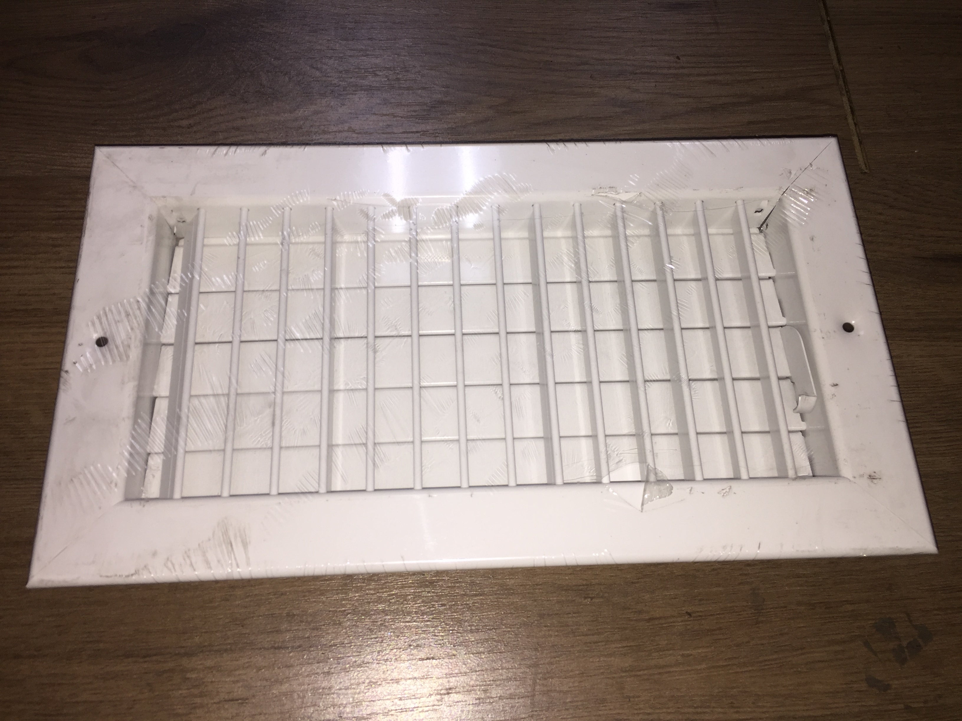 12" X 6" SINGLE DEFLECTION SUPPLY REGISTER WITH MULTI-LOUVER DAMPER ...