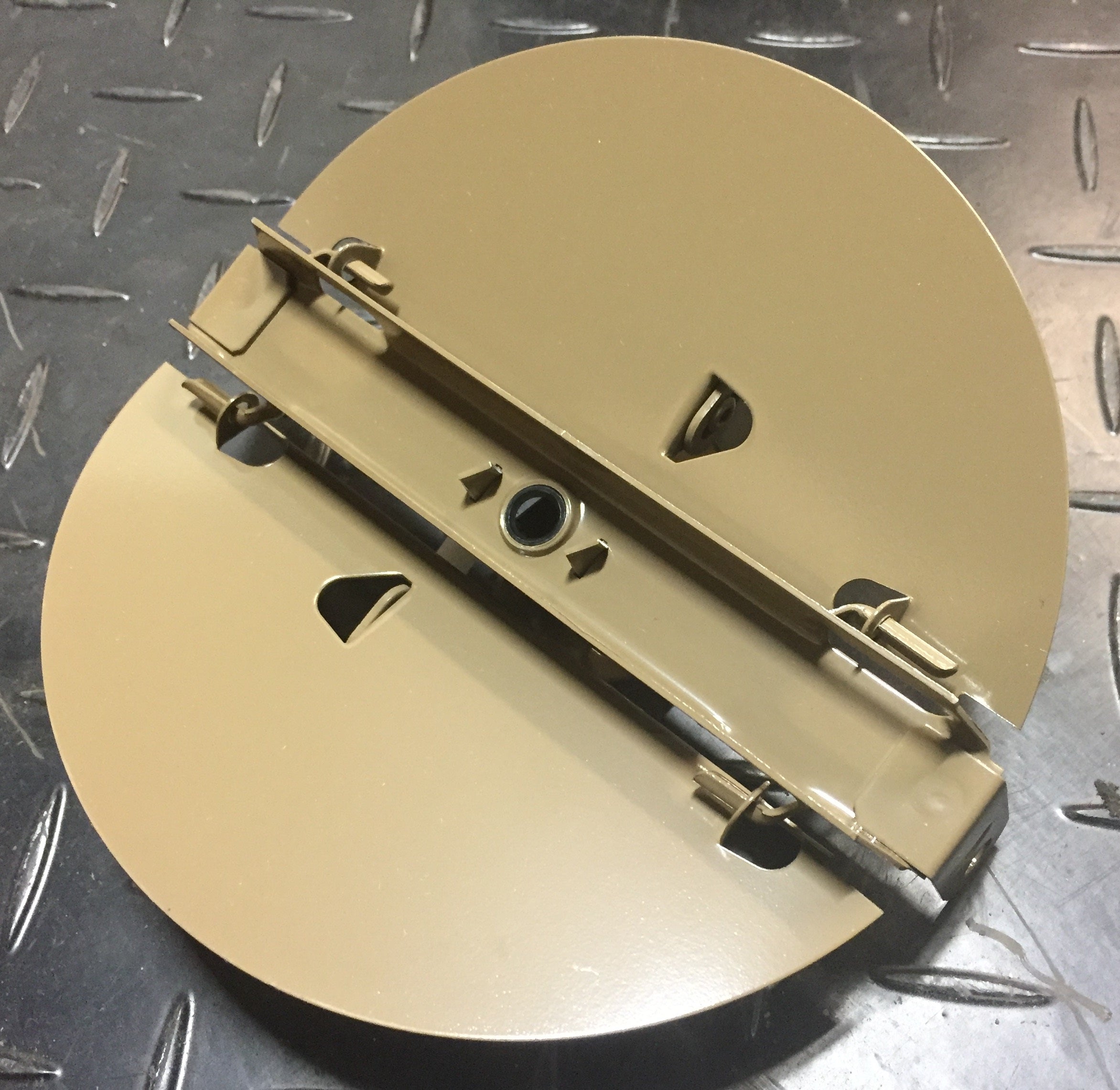 6" BROWN ROUND BUTTERFLY DAMPER – Surplus City