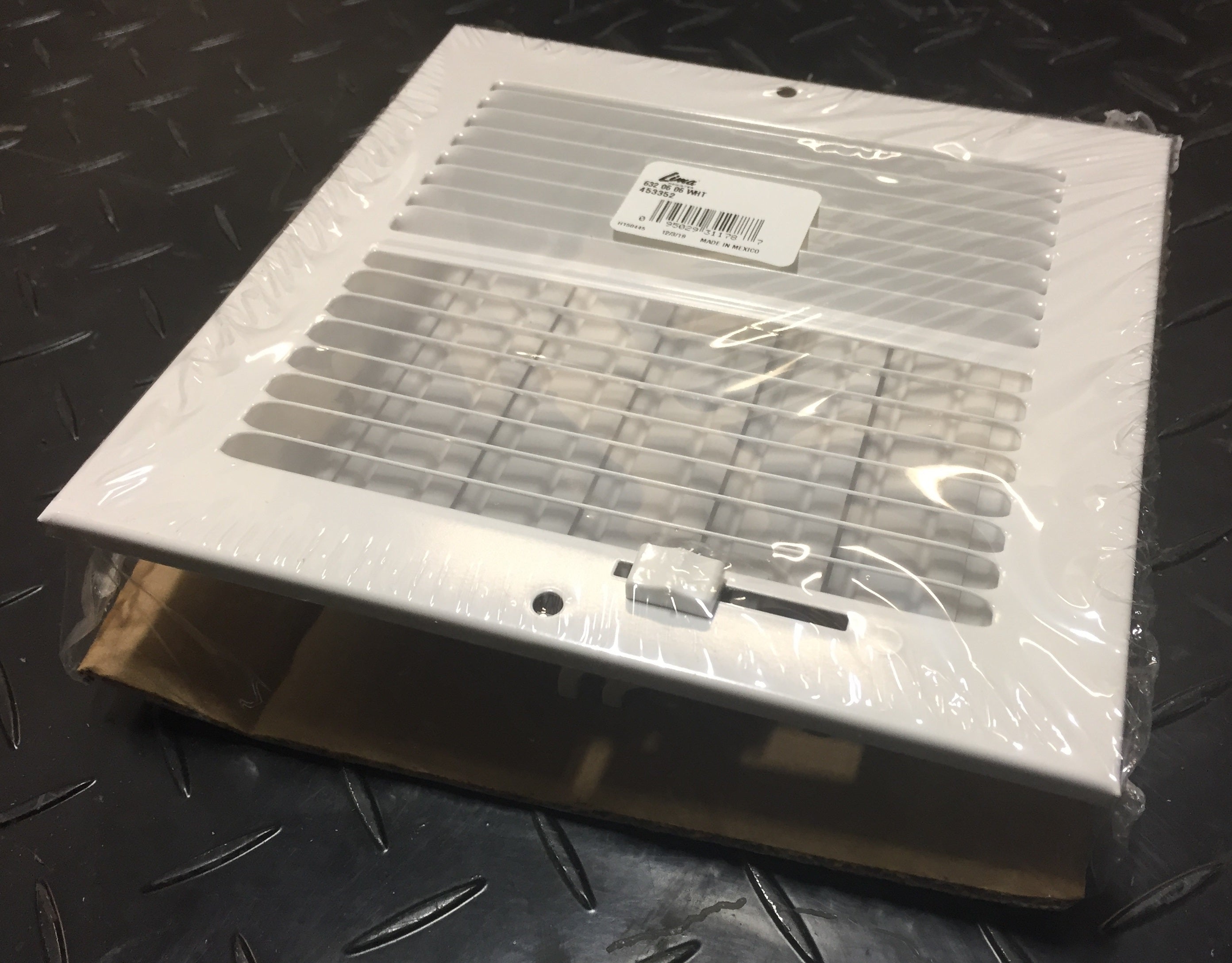 6" X 6" SINGLE DEFLECTION SUPPLY REGISTER WITH MULTI-LOUVER DAMPER ...
