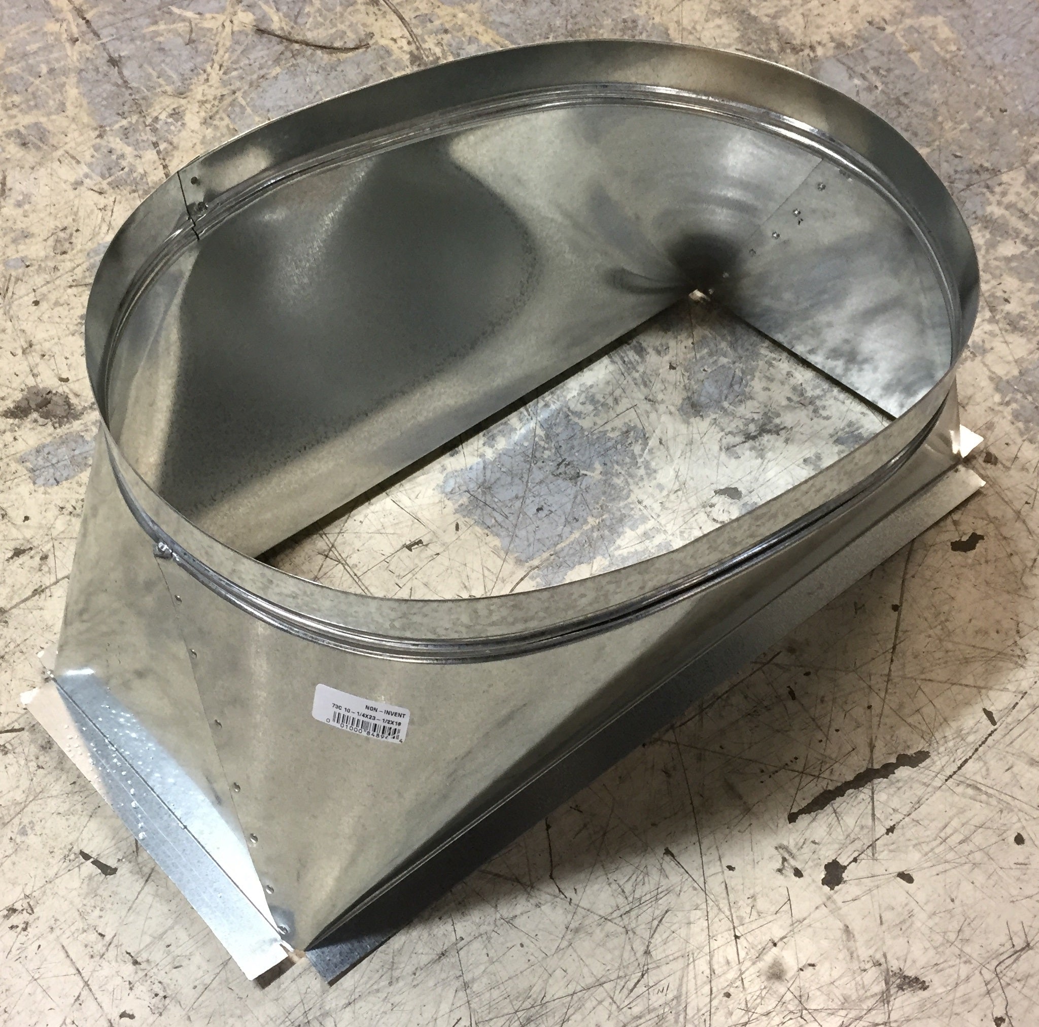 10-1/4" X 23-1/2" X 18" SQUARE TO ROUND BOOT ADAPTER – Surplus City