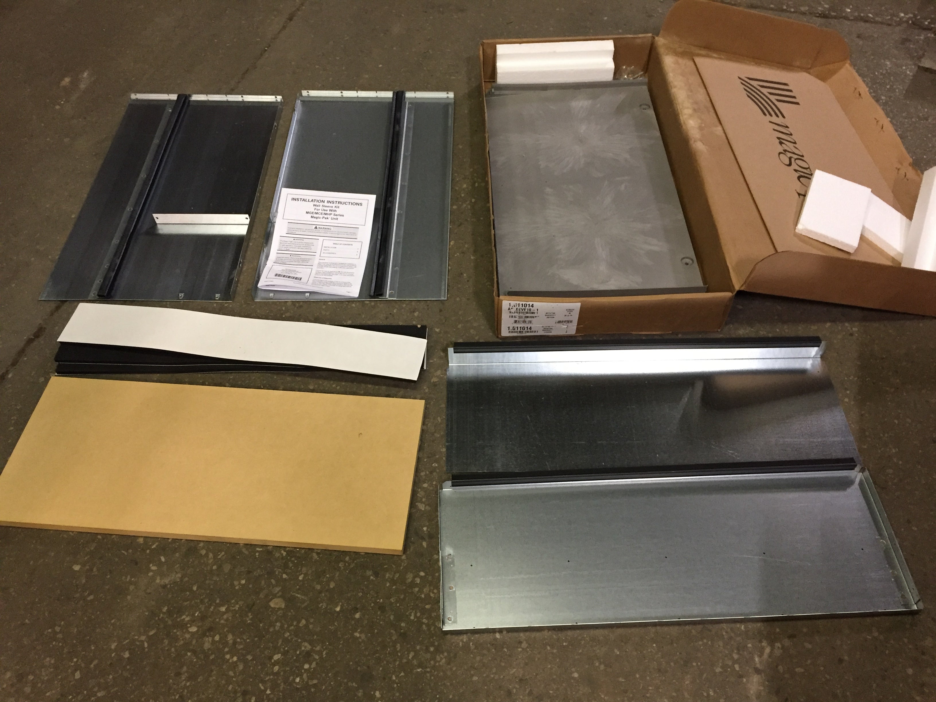 10" WALL SLEEVE KIT FOR MAGIC-PAK MODELS MCE12-30 AND MGE10-30 ...