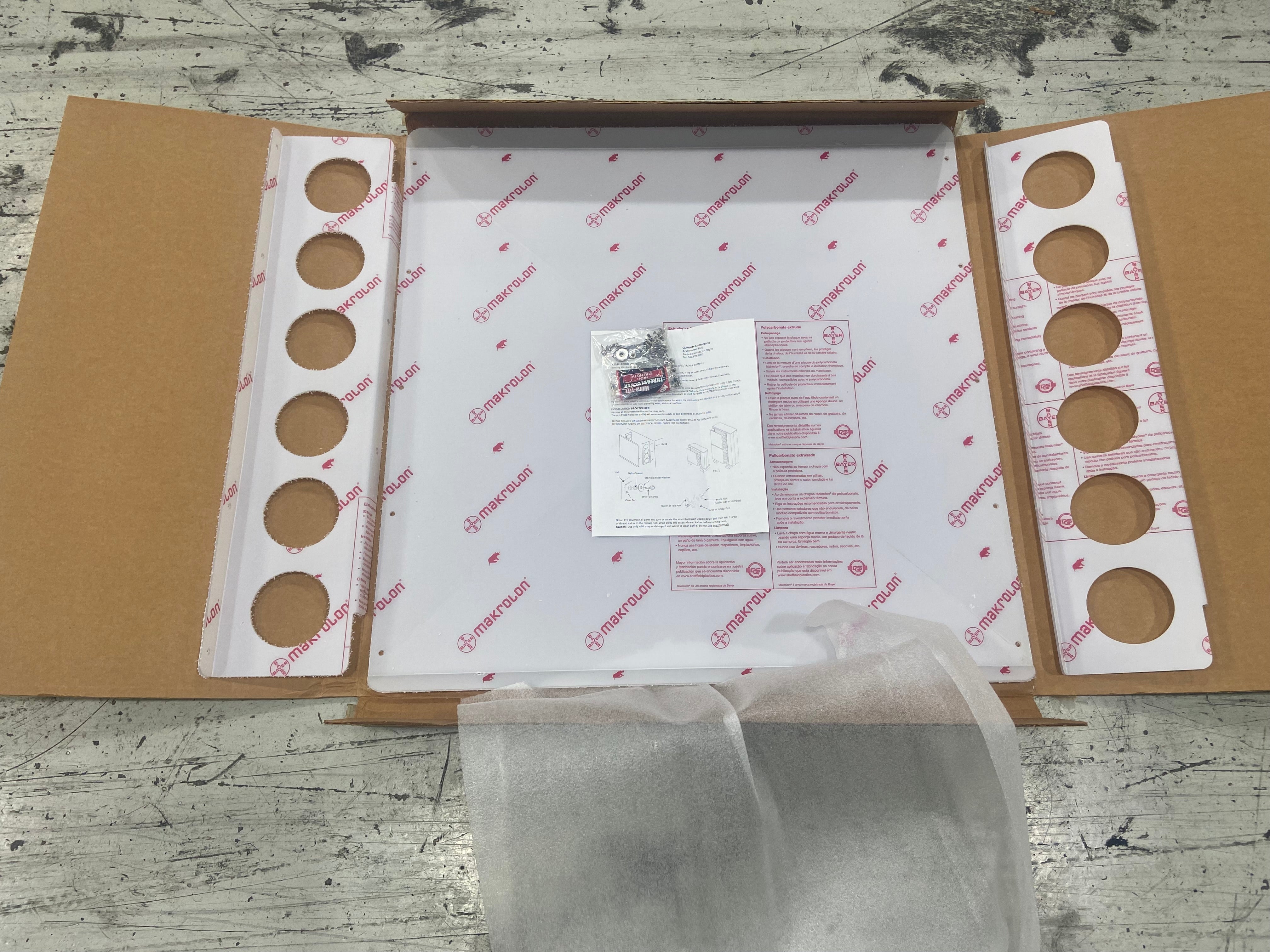 REAR WIND BAFFLE ASSEMBLY FOR 2 TON OUTDOOR MINI SPLIT UNITS – Surplus ...