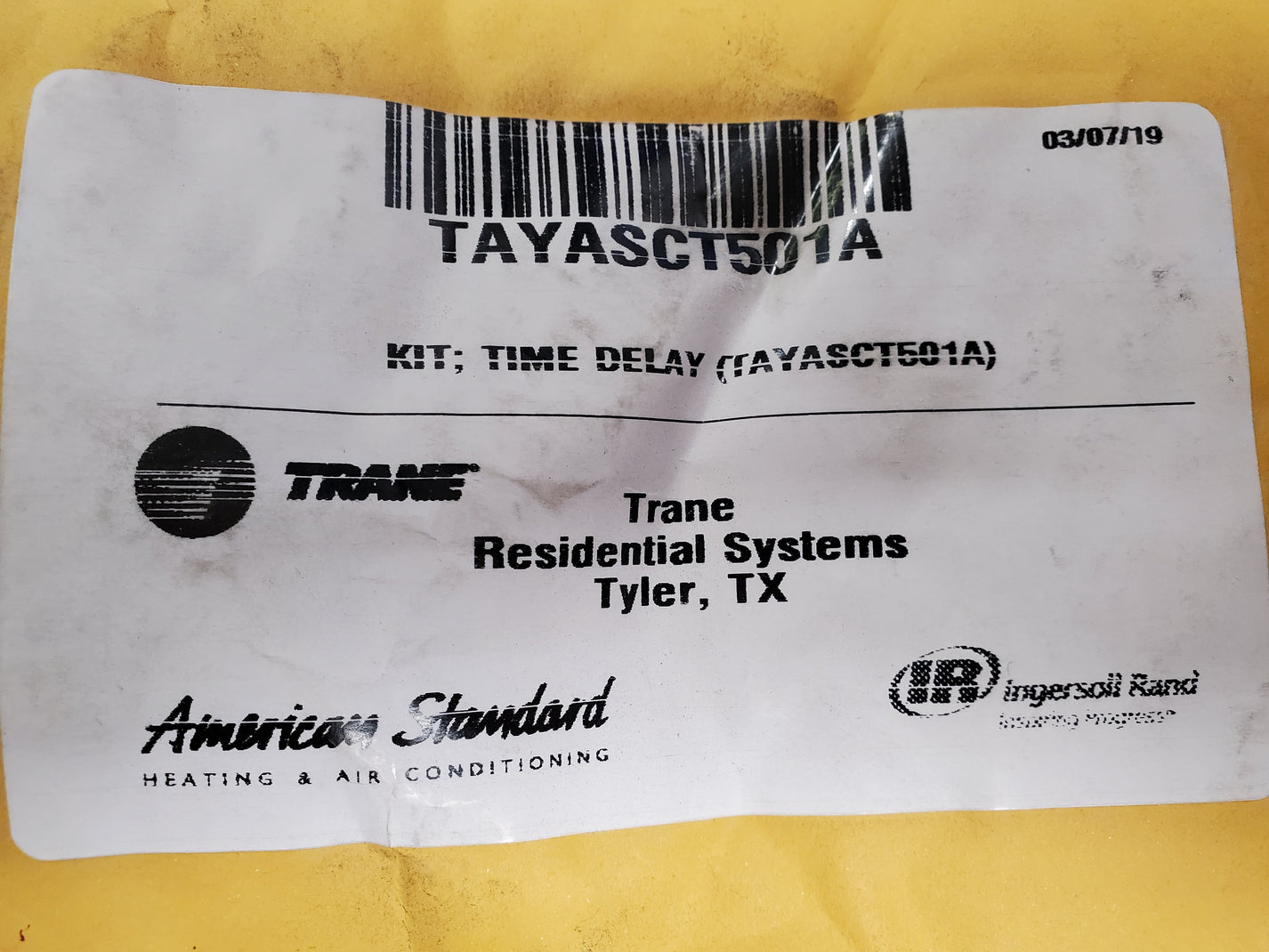 ANTI-SHORT CYCLE TIME DELAY – Surplus City