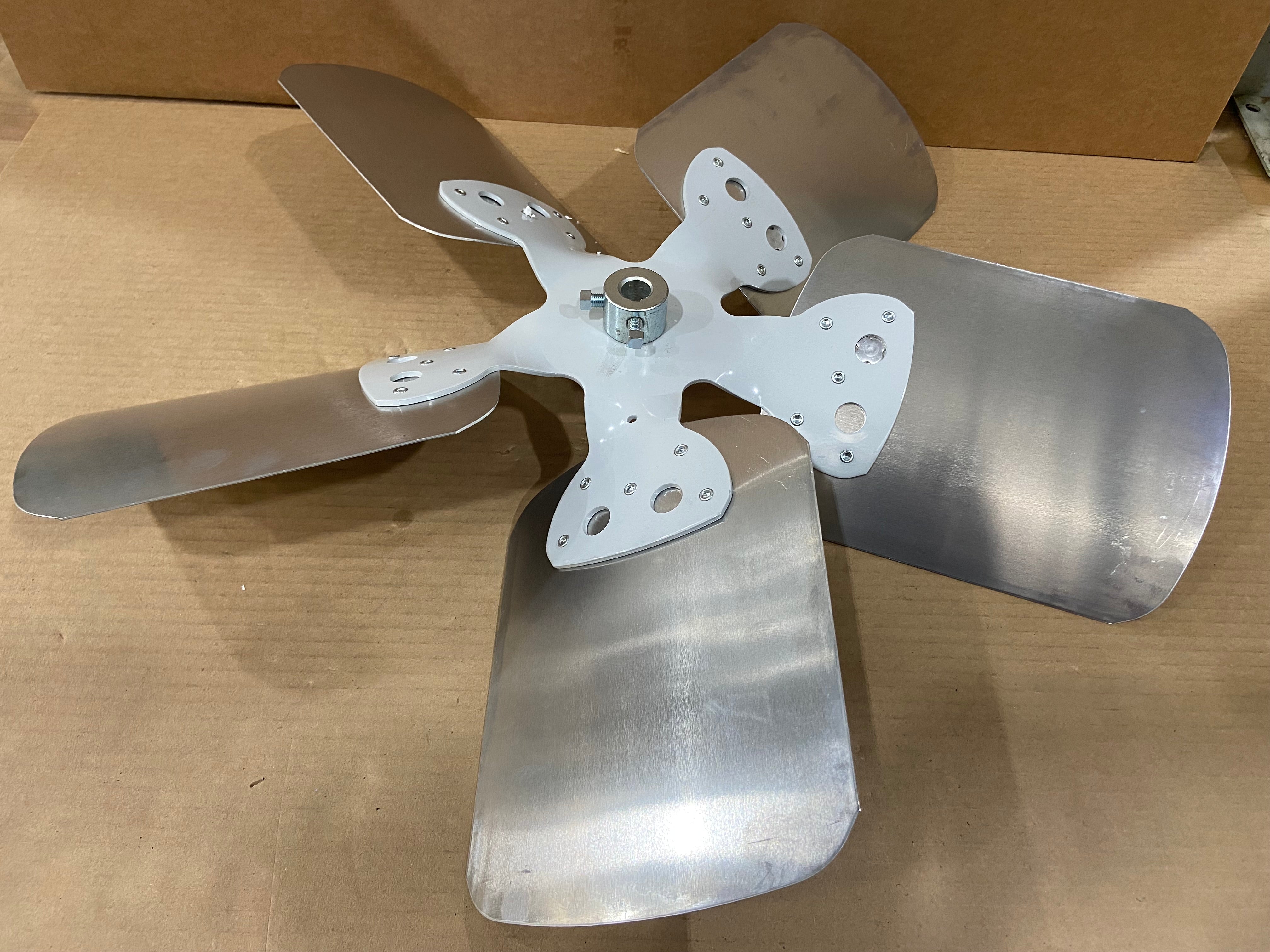 5 Blade Fan Assembly 24 Diameter 5/8" Bore" – Surplus City Liquidators