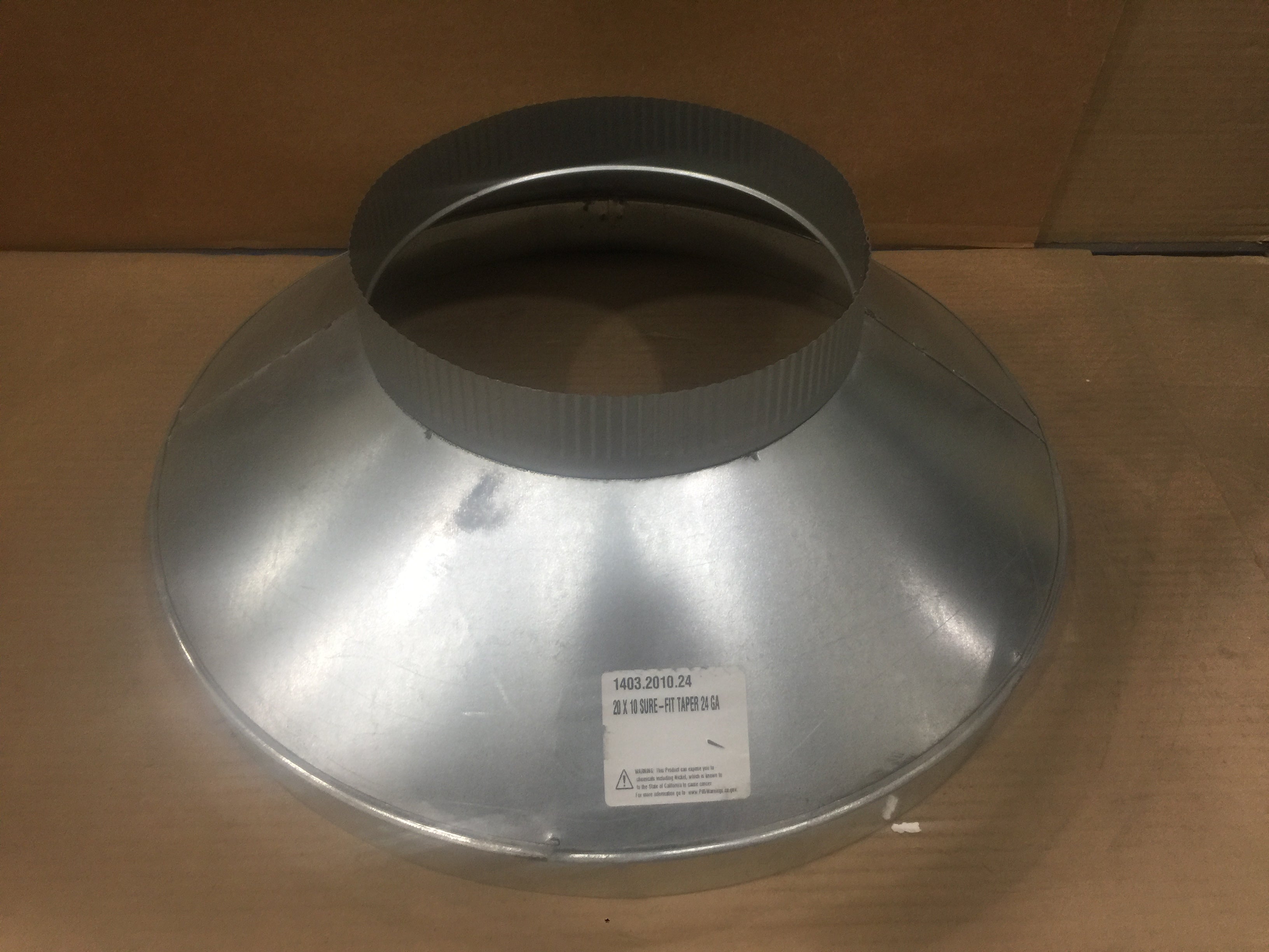 20"X10" TAPER DUCT 24 GUAGE – Surplus City