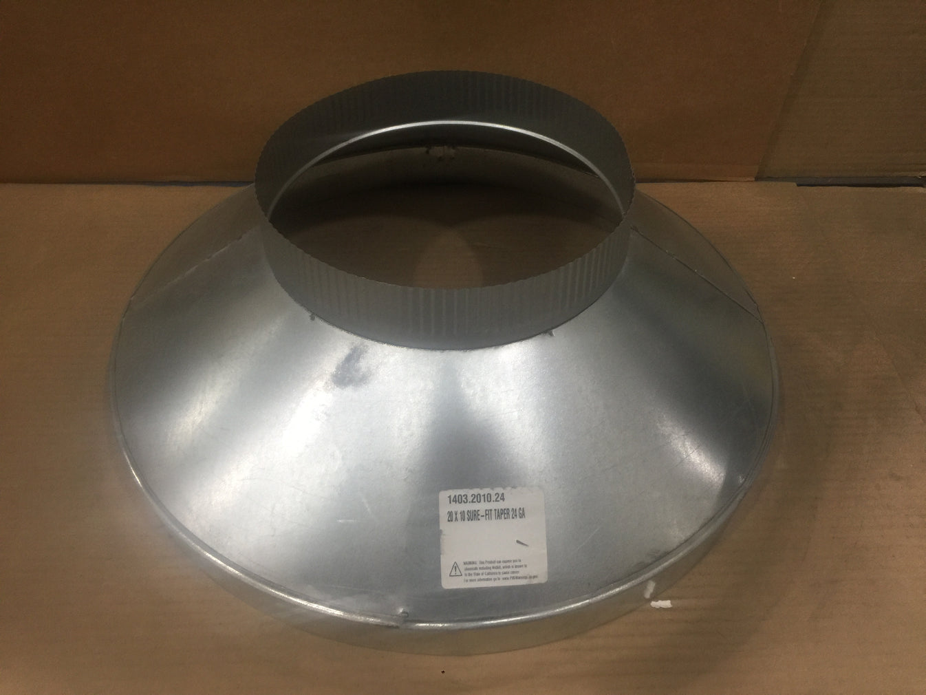 20"X10" TAPER DUCT 24 GUAGE – Surplus City Liquidators
