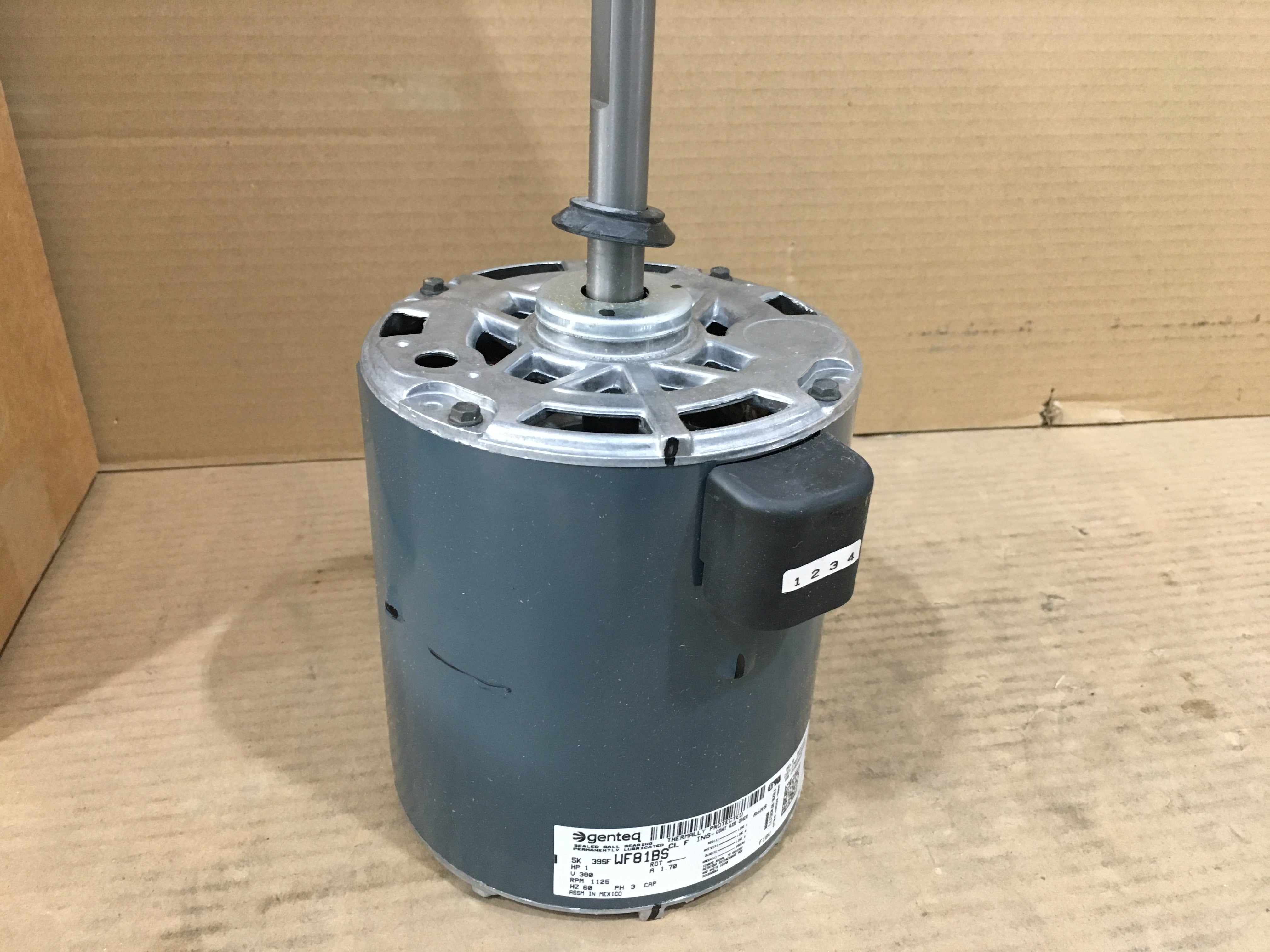 1 HP Direct Drive Blower Motor 380/60/3 RPM 1125 1 Speed – Surplus City