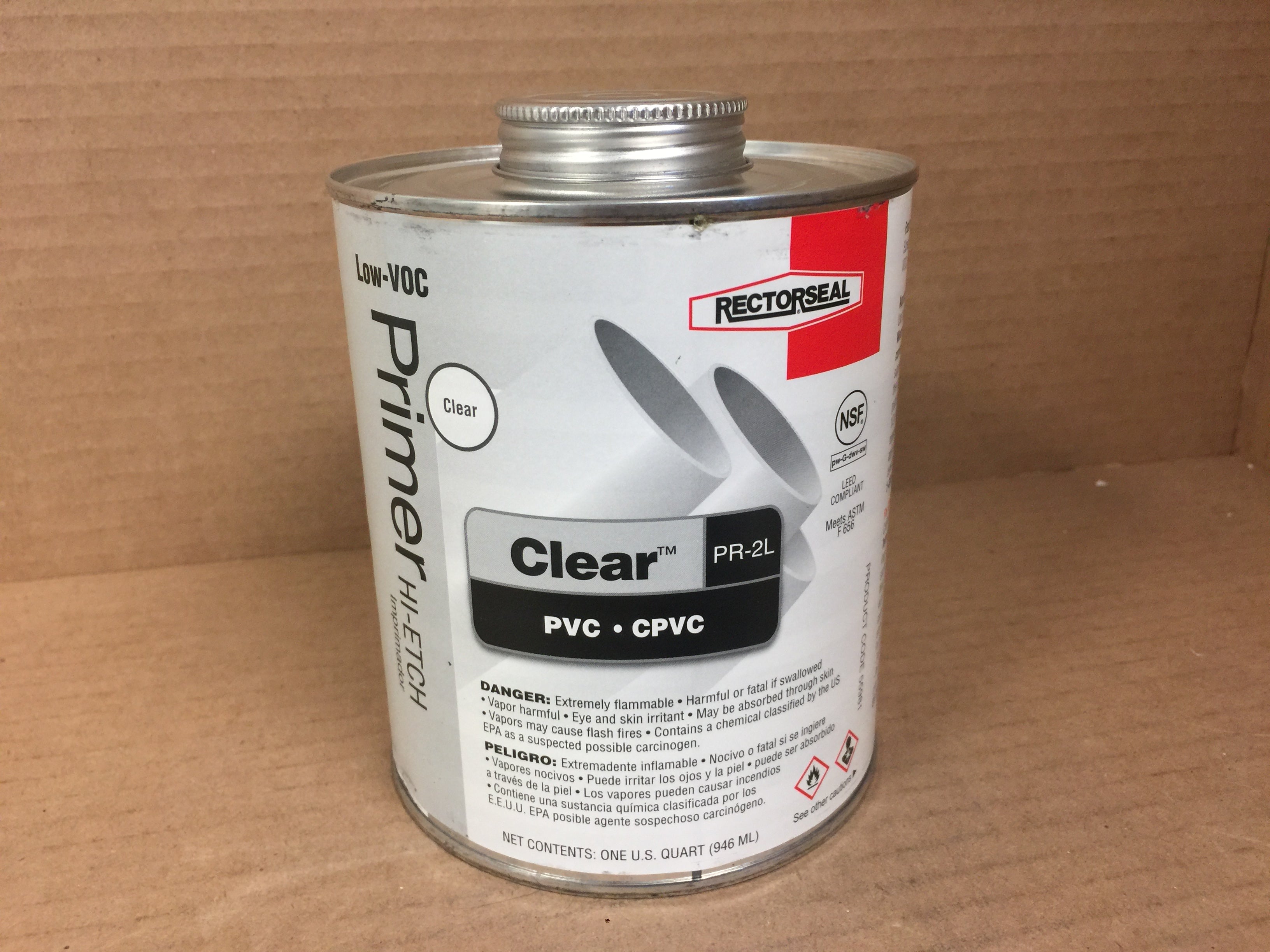 1 QUART PR-2L PVC CLEAR PRIMER – Surplus City
