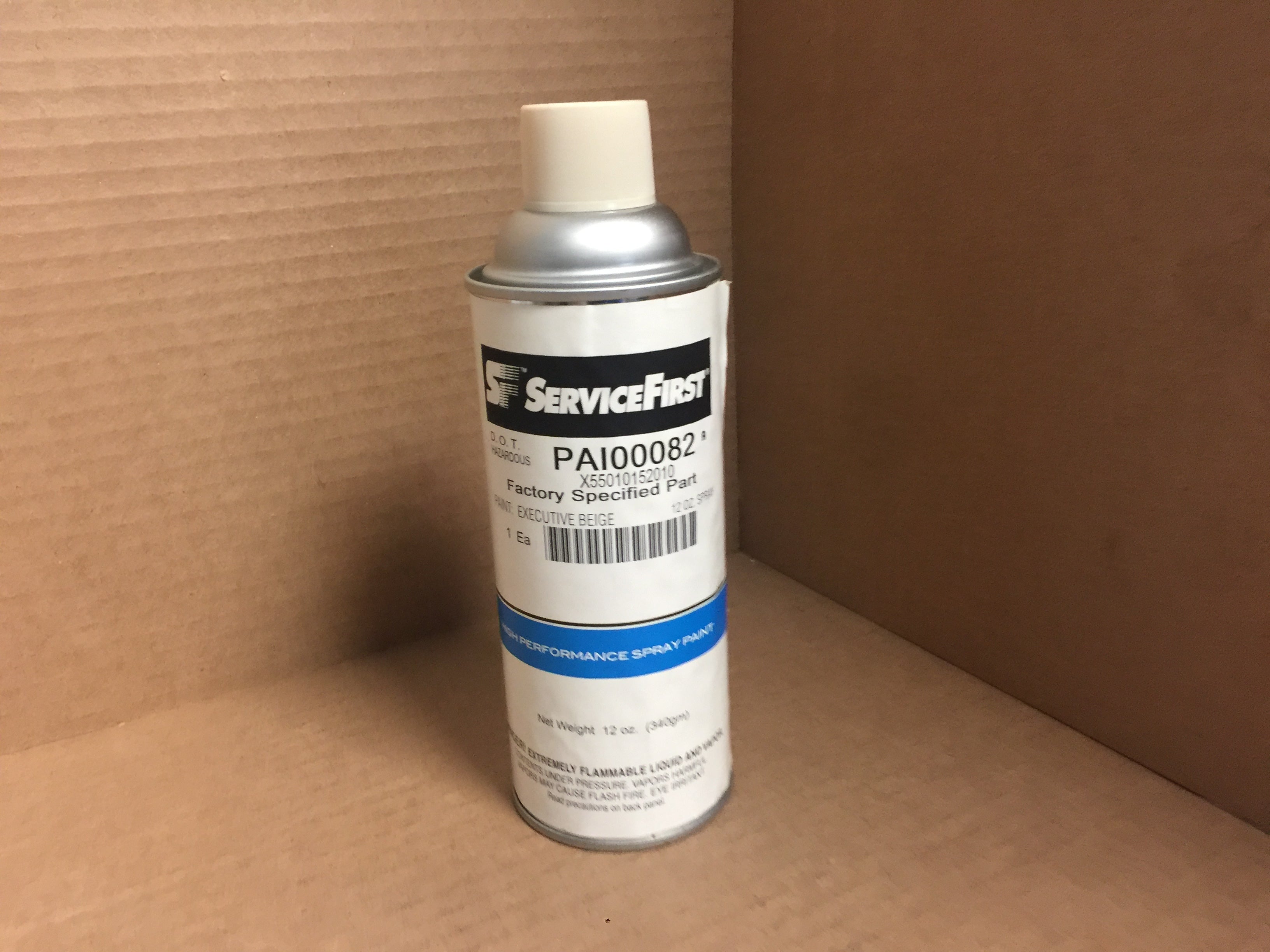 EXECUTIVE BEIGE HIGH PERFORMANCE SPRAY PAINT; 12OZ – Surplus City