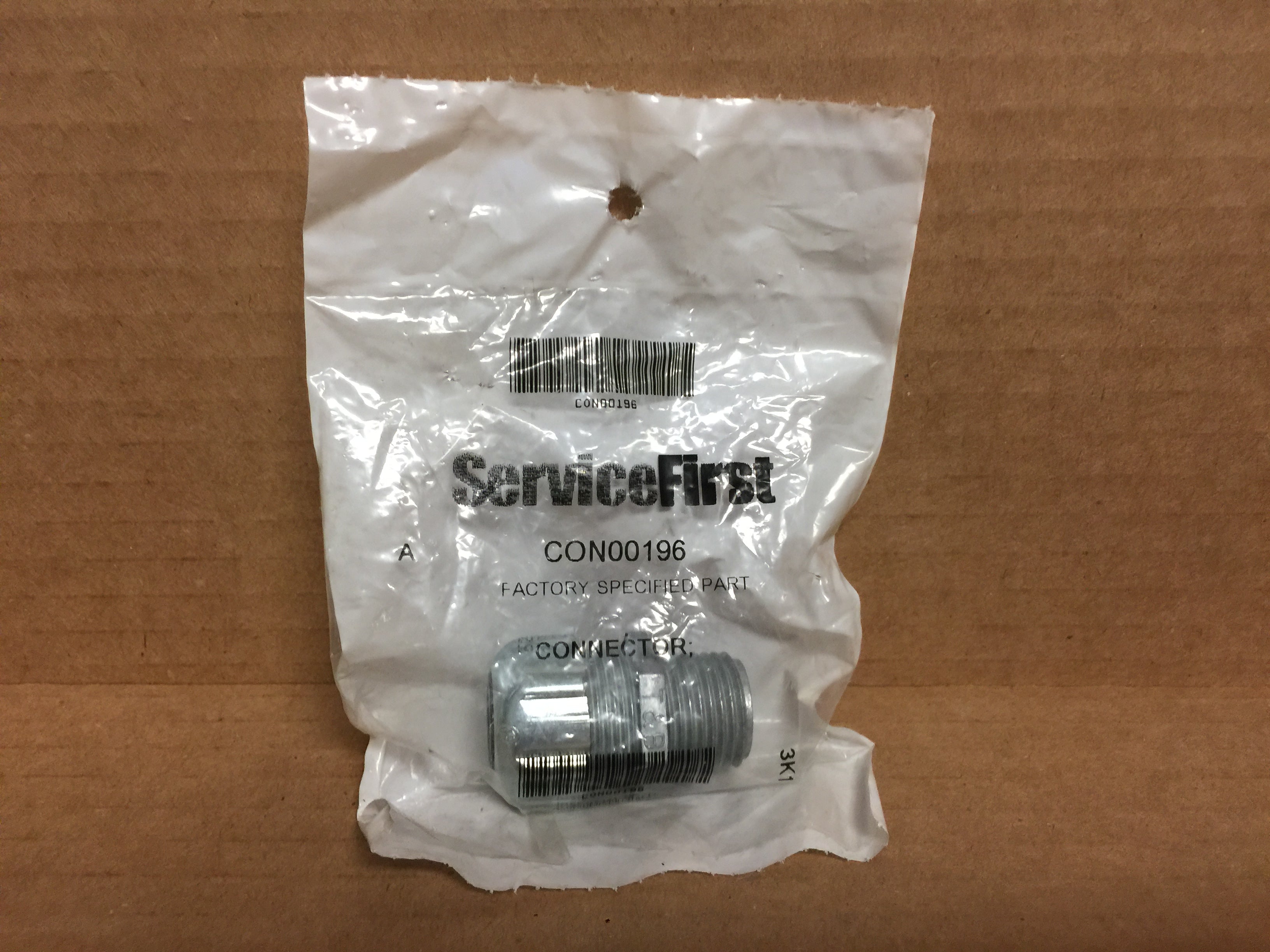 CONNECTOR; 1/2" STRAIGHT CORD GRIP – Surplus City Liquidators