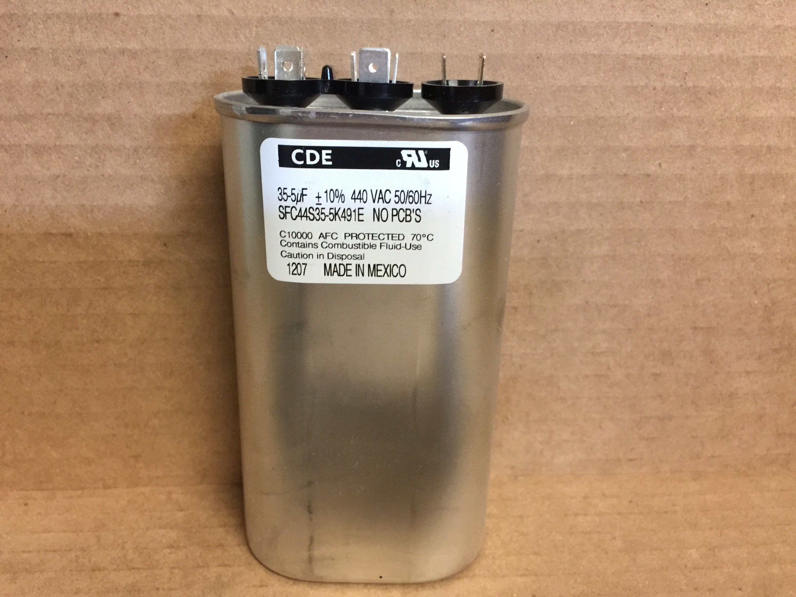 35+5 440 VAC OVAL CAPACITOR – Surplus City Liquidators