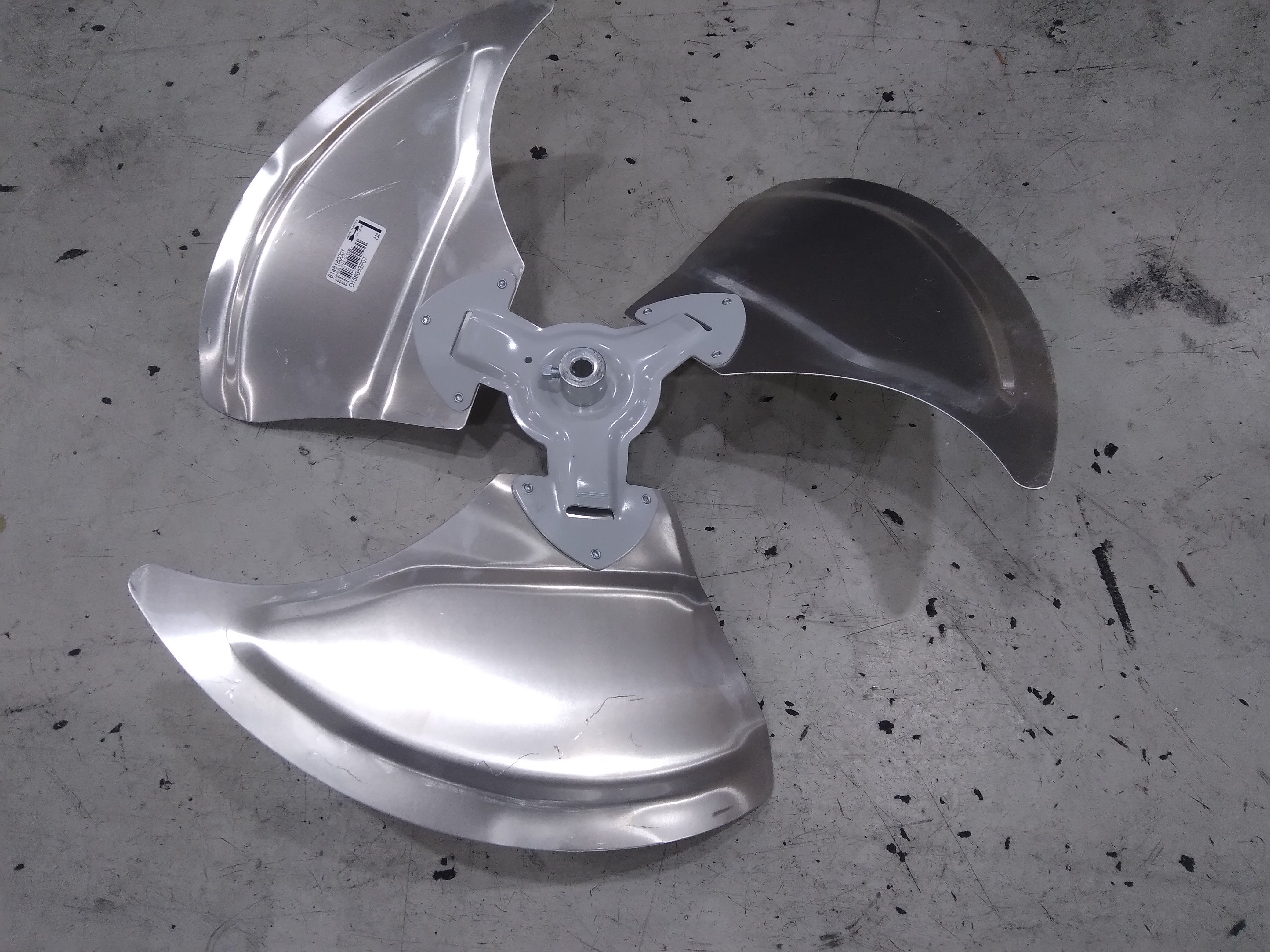 23Dia 3 Blade Aluminum Fan 1/2" Bore CCW 26 Deg Pitch" – Surplus City