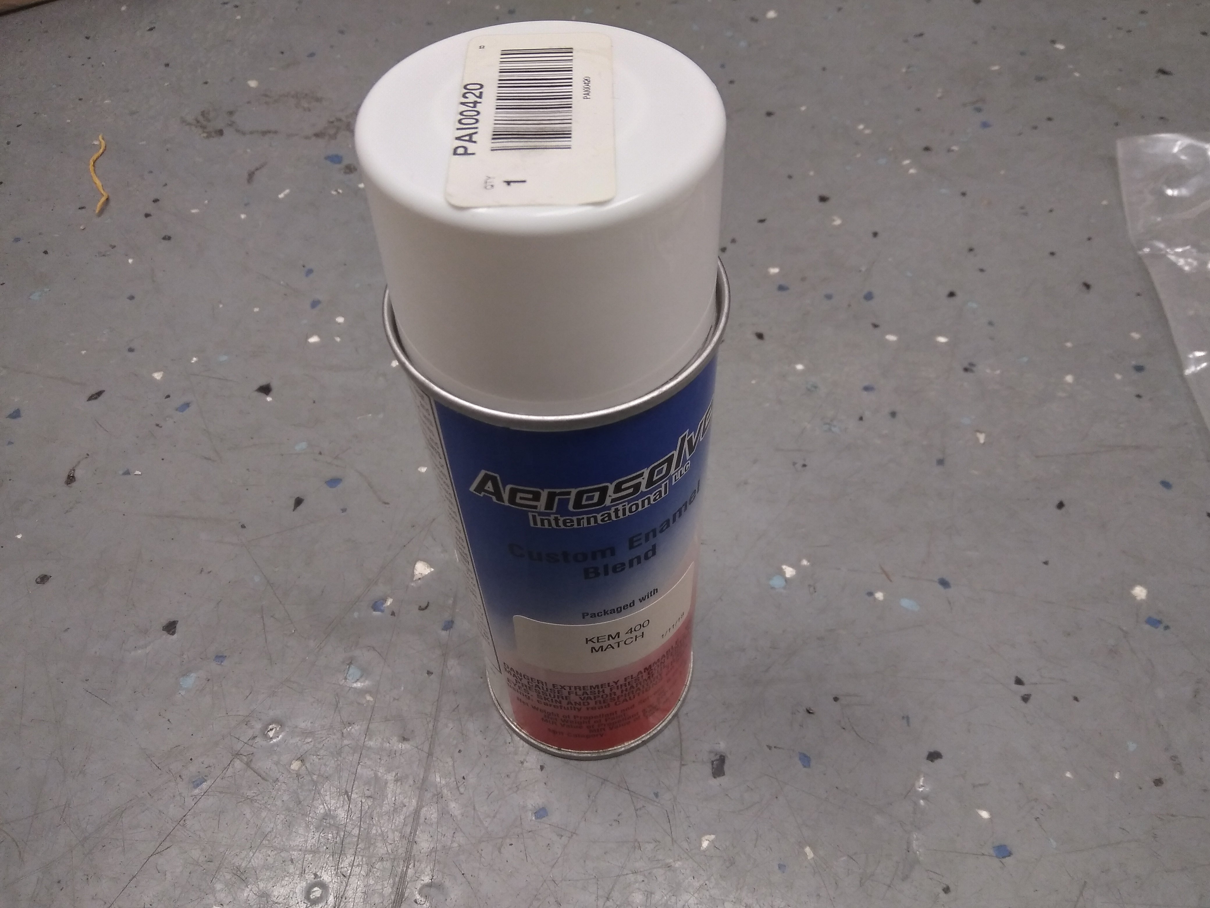 12OZ CUSTOM MIXED WHITE AEROSOL TOUCH UP SPRAY PAINT FOR MINI SPLITS ...