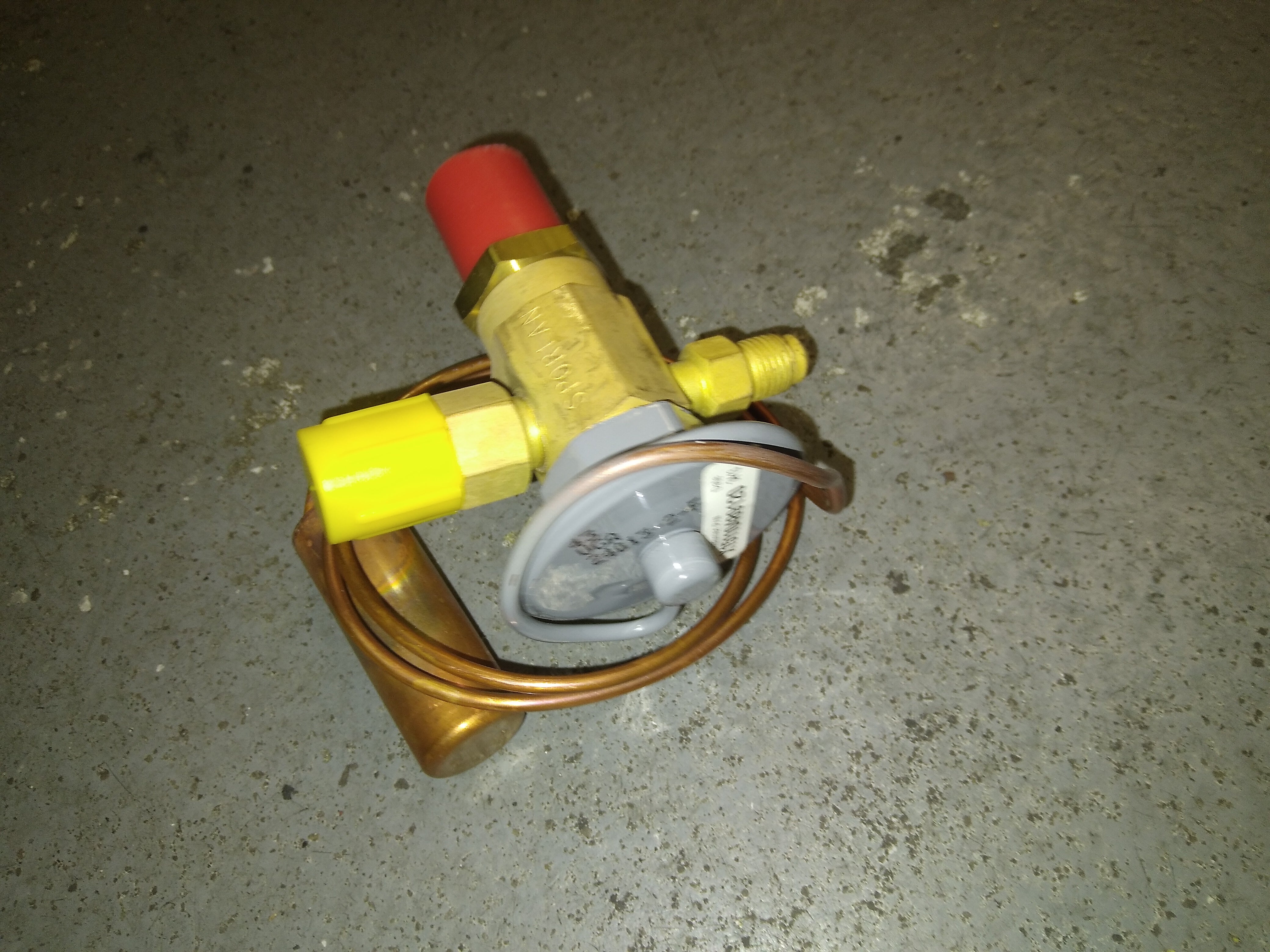 2 Ton Adjustable External Thermal Expansion Valve w/1/4" ODF External ...