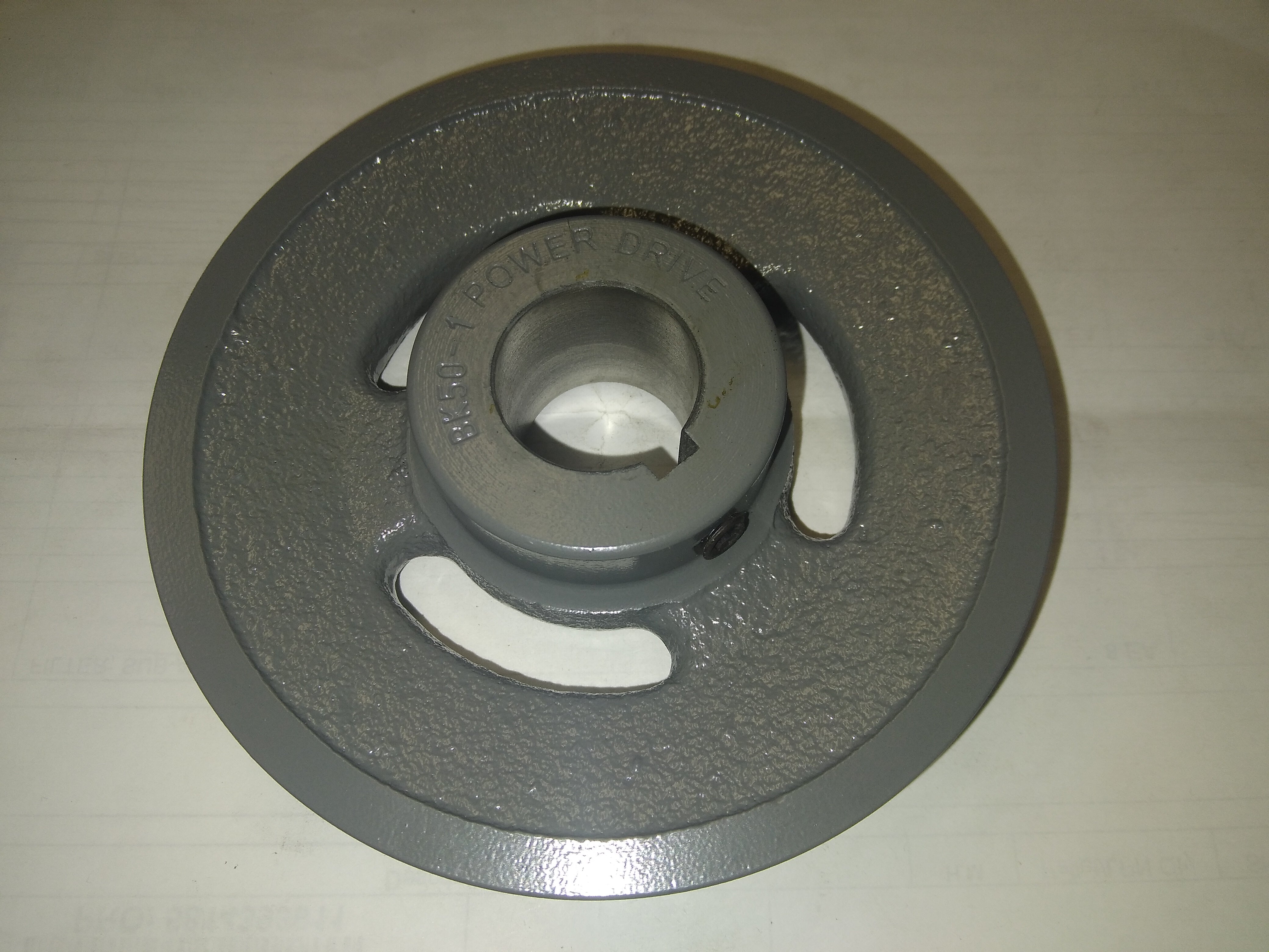 4-3/4" DIA SINGLE GROOVE POWER DRIVE PULLEY 1"BORE KEYED FOR 1/4 ...