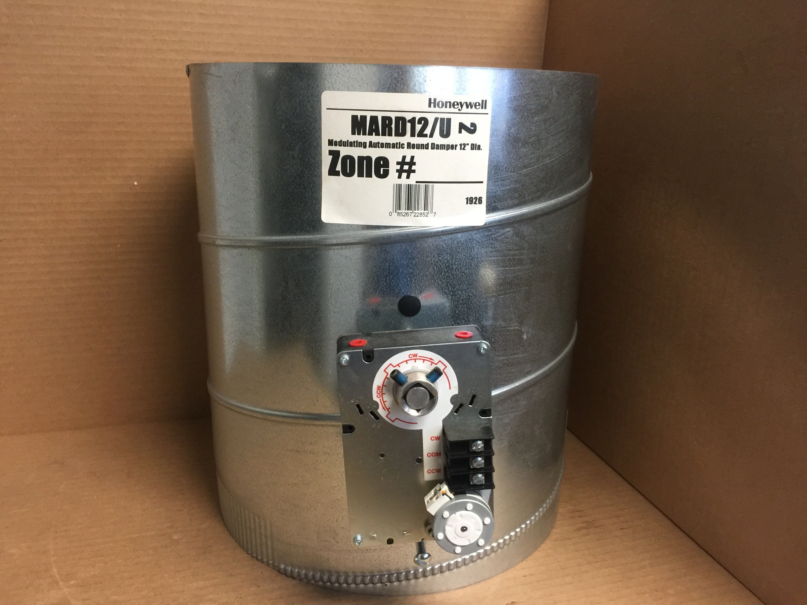 12" Damper; Modulating Automatic Round Damper(MARD), 1200CFM – Surplus ...