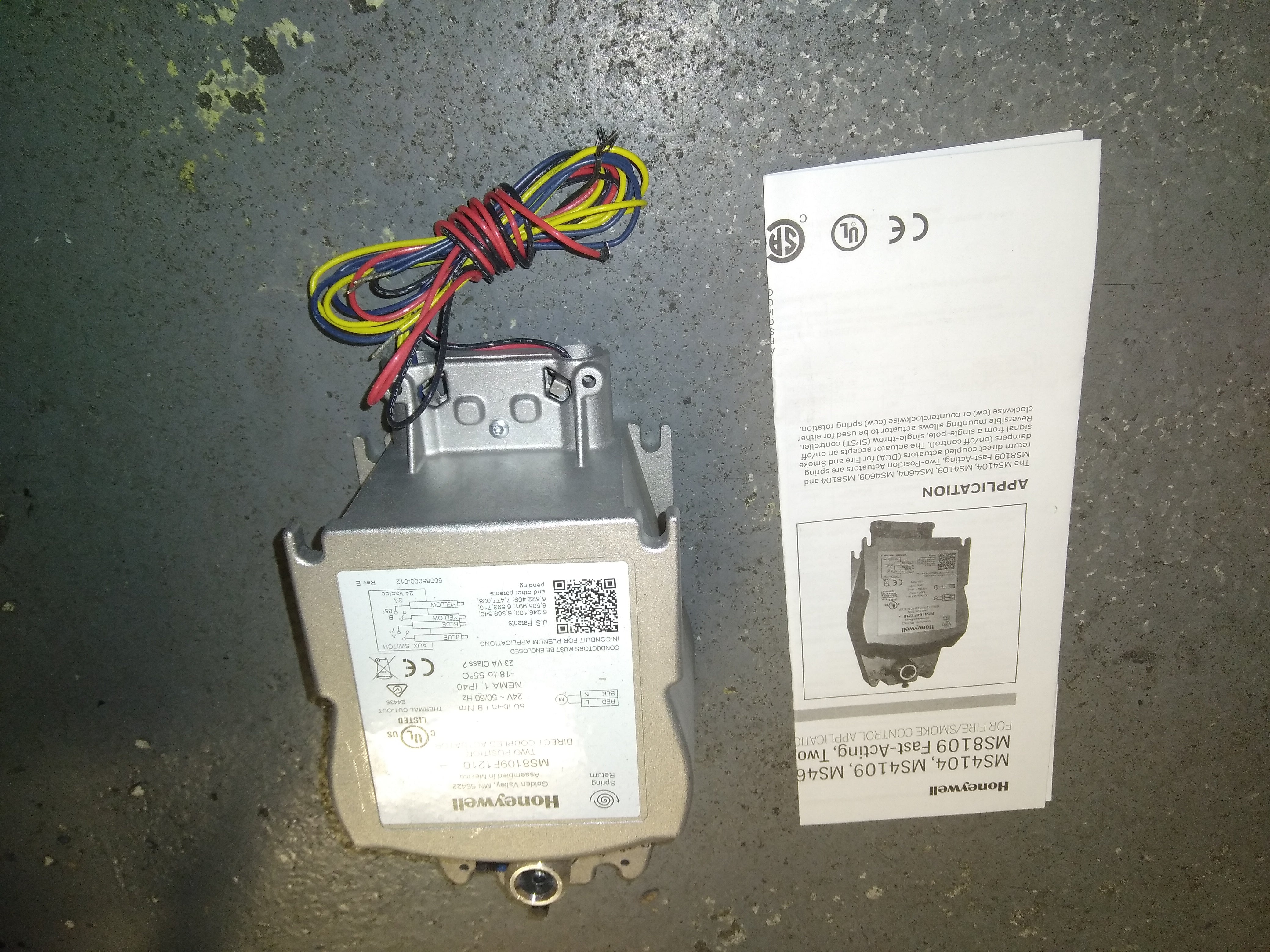 2 Position Direct Coupled Actuator 24V 50/60Hz 80LB-IN – Surplus City