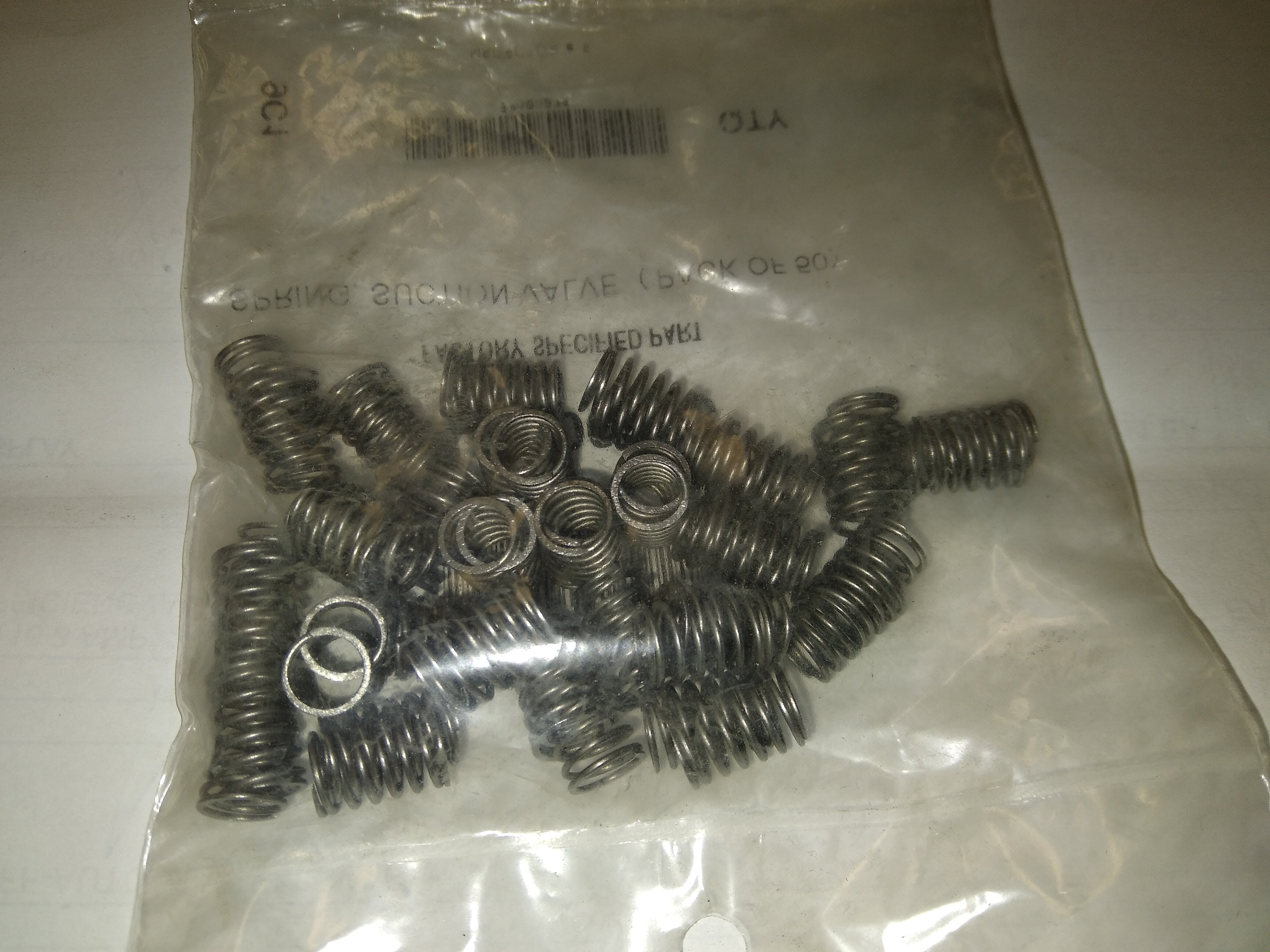 SUCTION VALVE SPRING (SOLD AS 50 PER BAG) – Surplus City