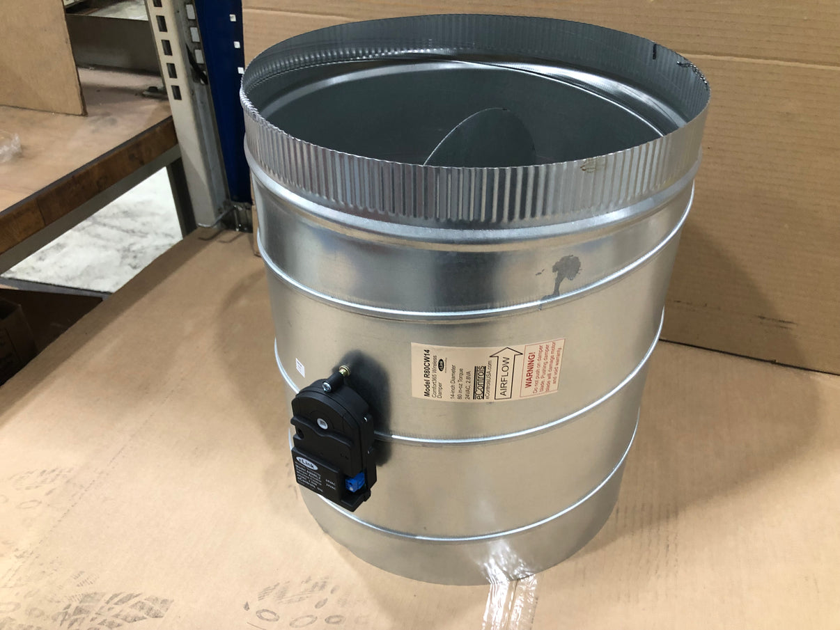 14" DIAMETER WIRELESS MODULATING DAMPER WITH ACTUATOR – Surplus City ...