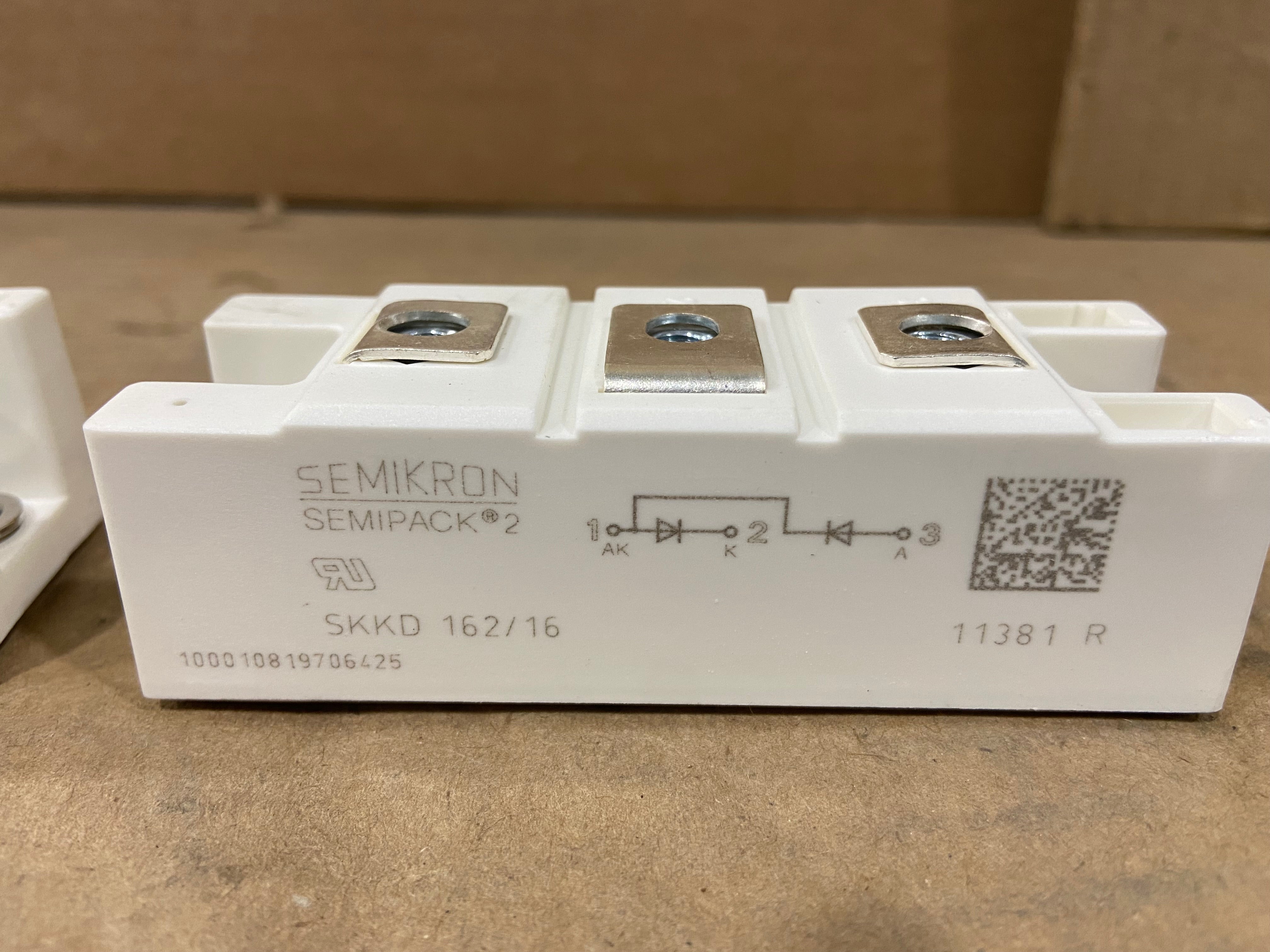 SEMIPACK2 RECTIFIER DIODE MODULE 1600V 160A *SOLD AS 3 PACK** – Surplus ...