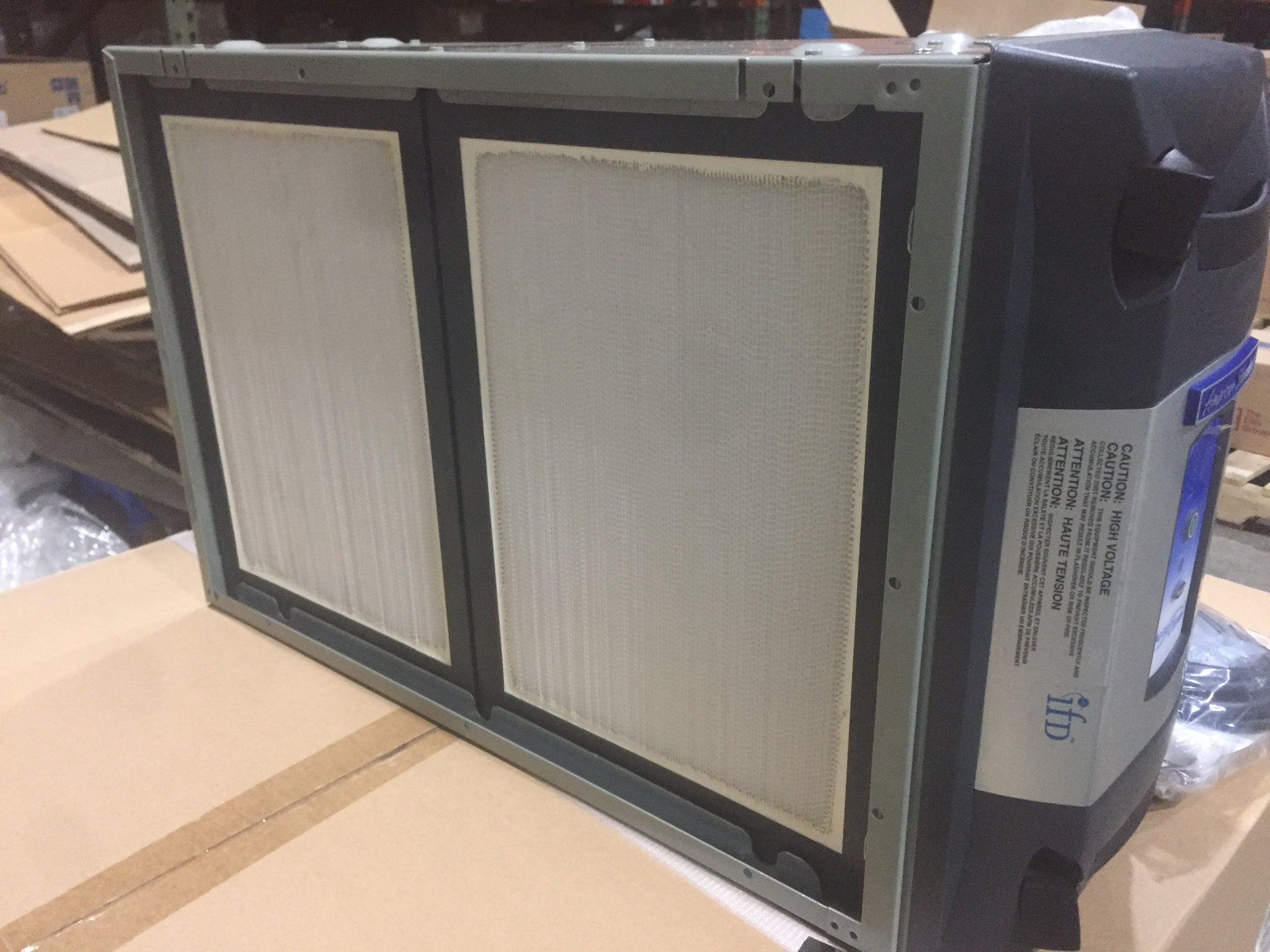 24 Volt AccuClean Whole Home Air Cleaner for a Downflow Furnace ...