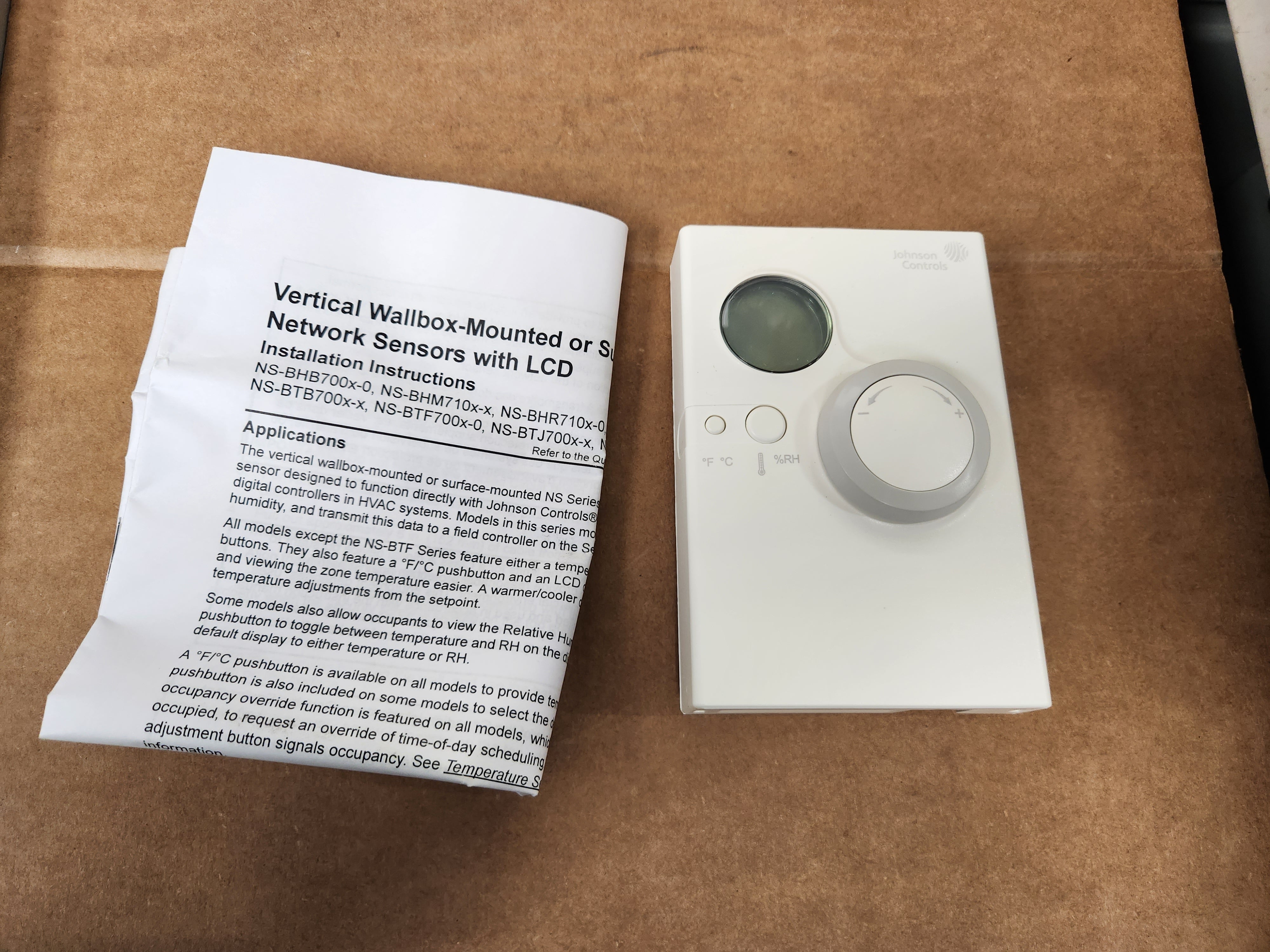 VERTICAL WALLBOX-MOUNTED OR SURFACE-MOUNTED NS SERIES NETWORK ZONE SEN ...