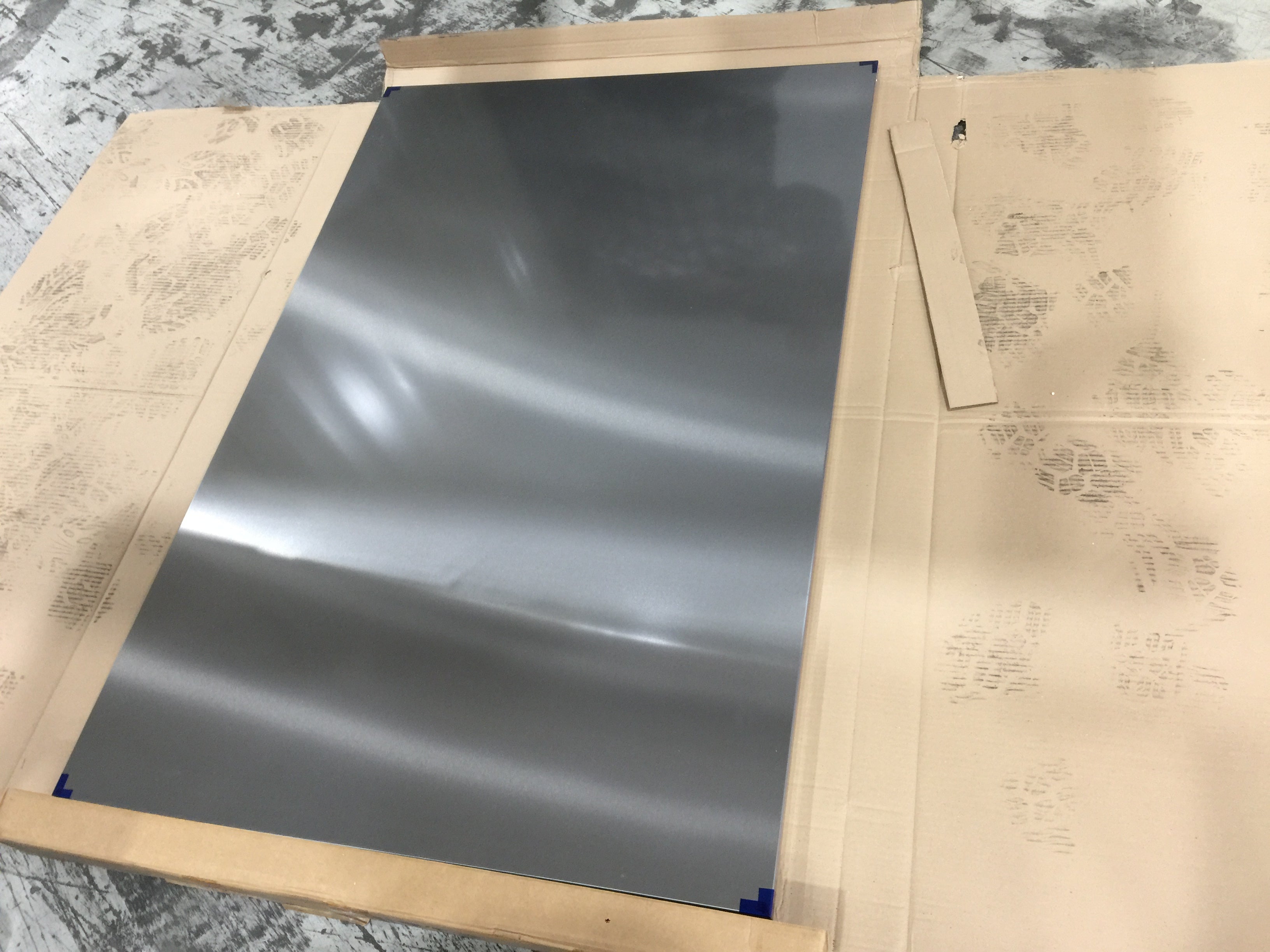 36" WIDE FRONT FACEPLATE FOR REFRIGERATOR/FREEZER; STAINLESS STEEL ...