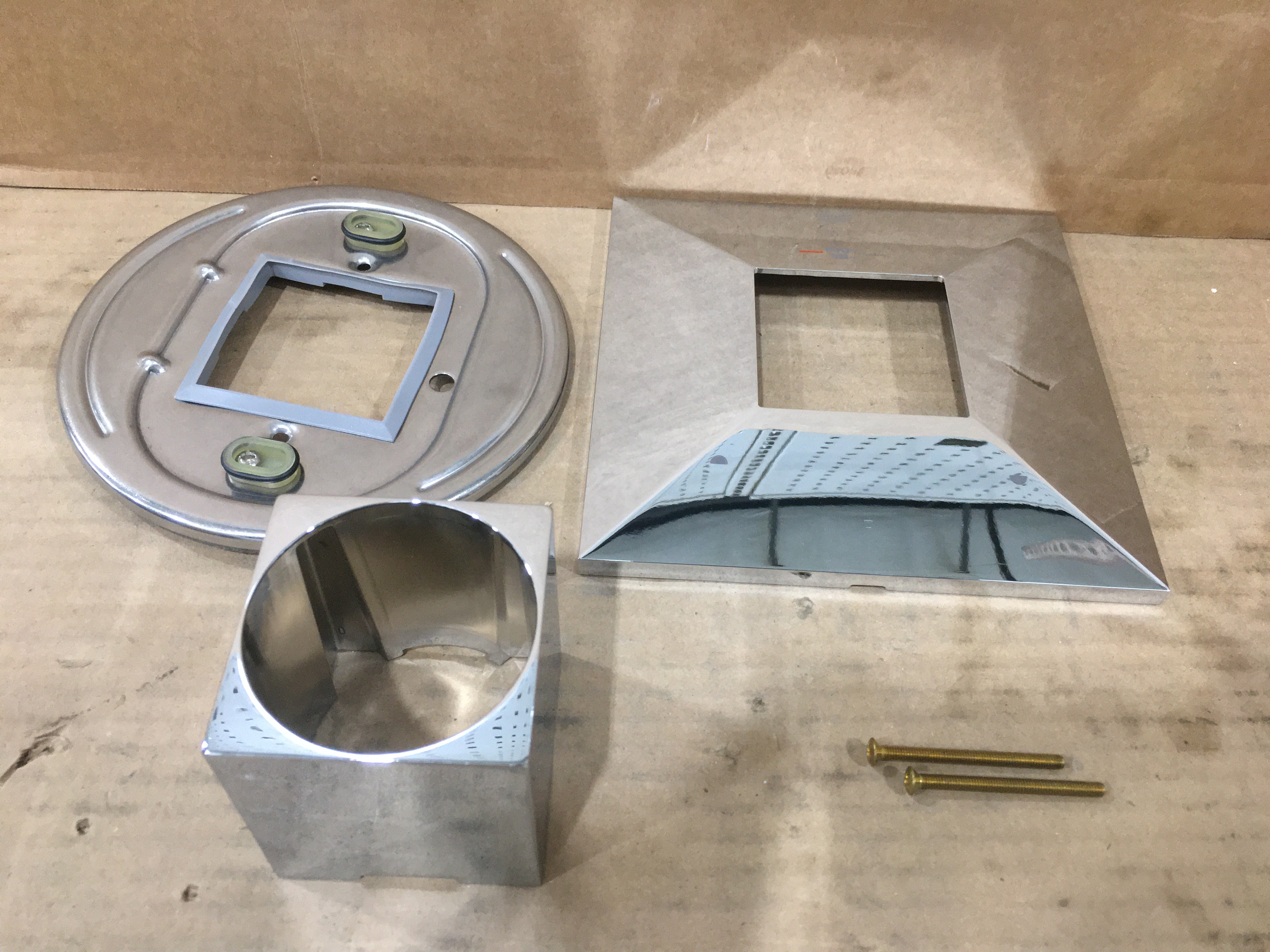 ESCUTCHEON UNIVERSAL TRIM KIT CHROME – Surplus City Liquidators