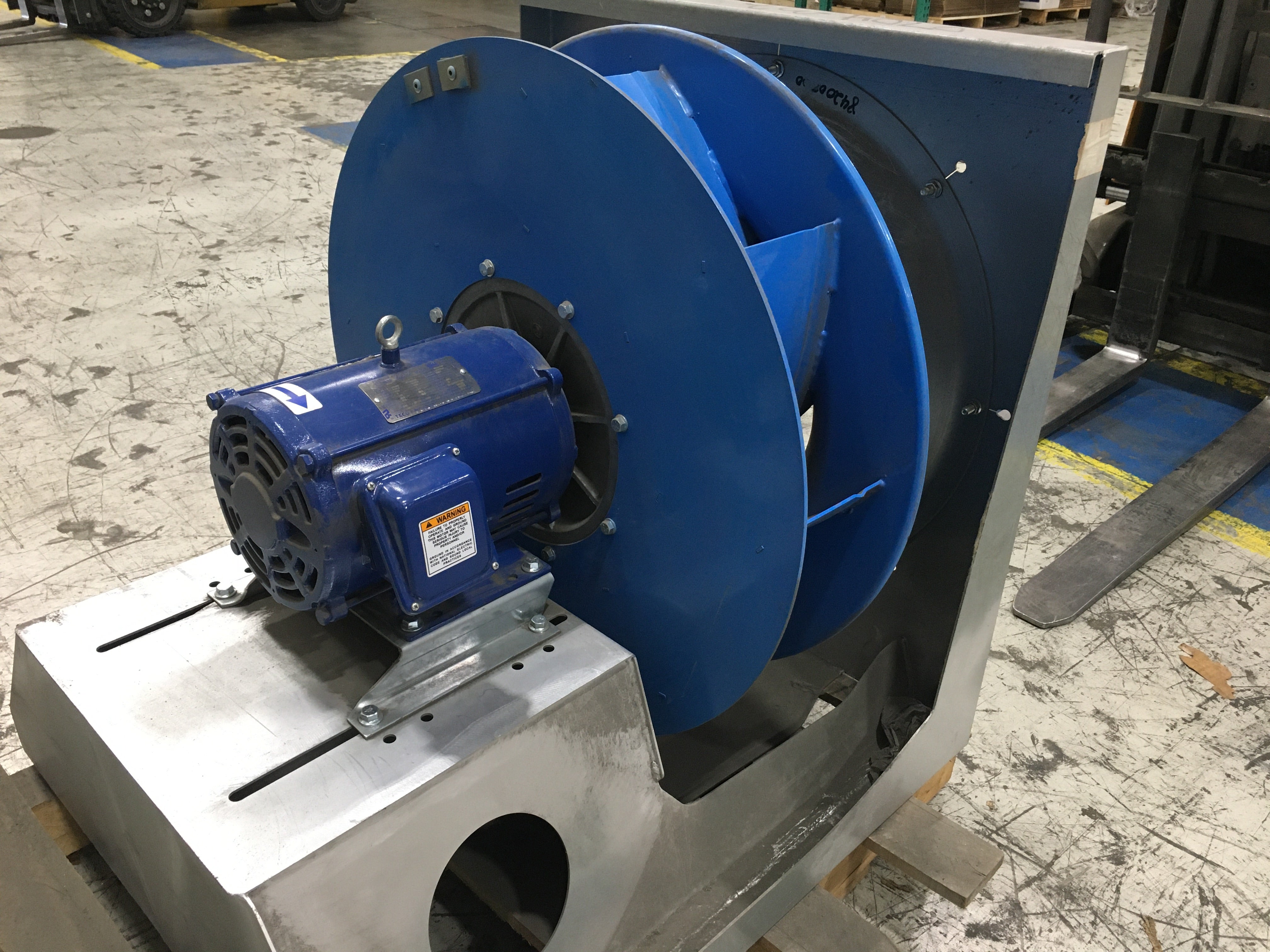 25" SINGLE INLET DIRECT DRIVE PLENUM FAN 208-230-460/50-60/ – Surplus ...