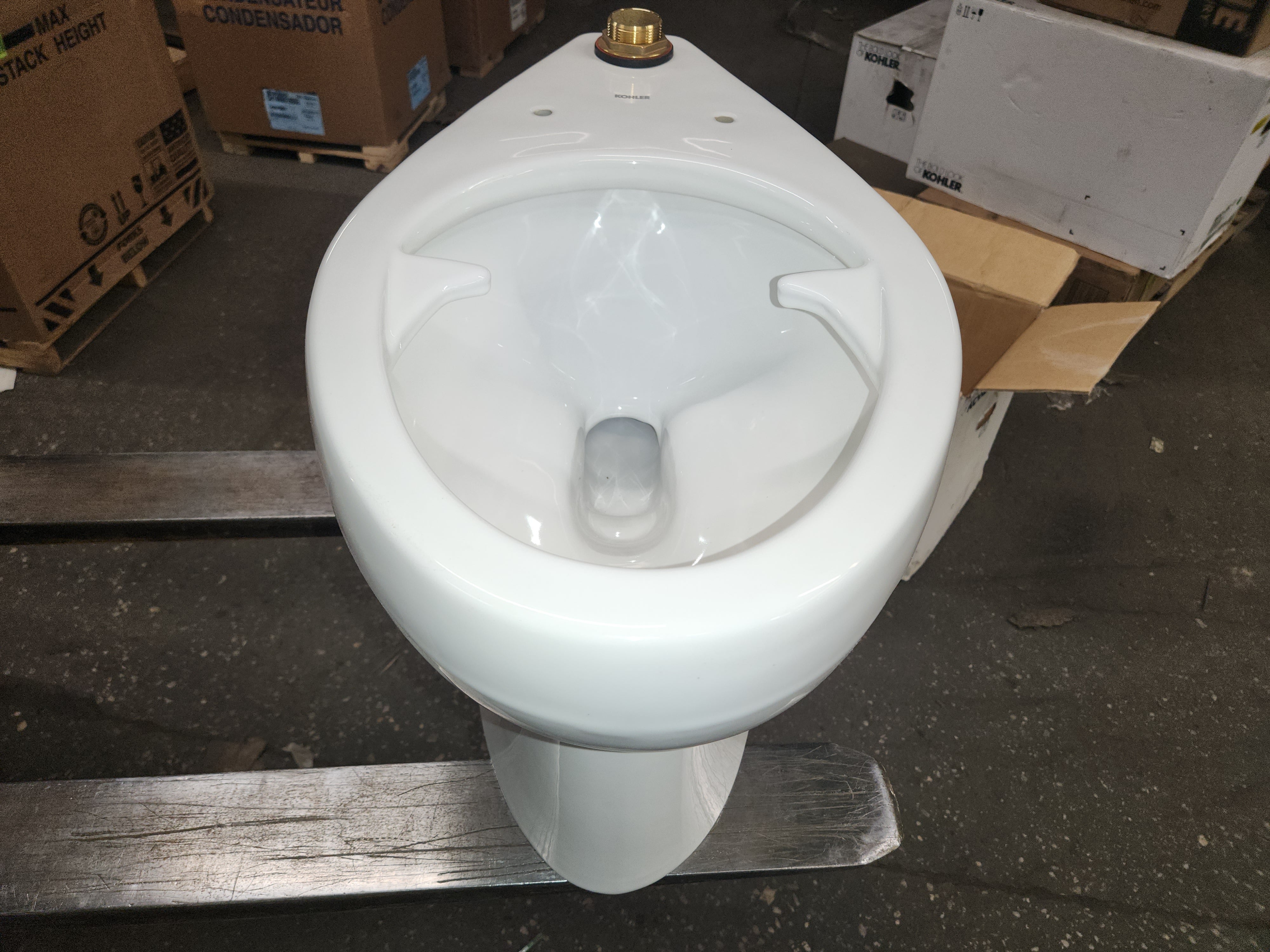 WELLCOMME ULTRA ELONGATED TOILET BOWL ONLY WITH BEDPAN LUGS AND ANTIMI ...